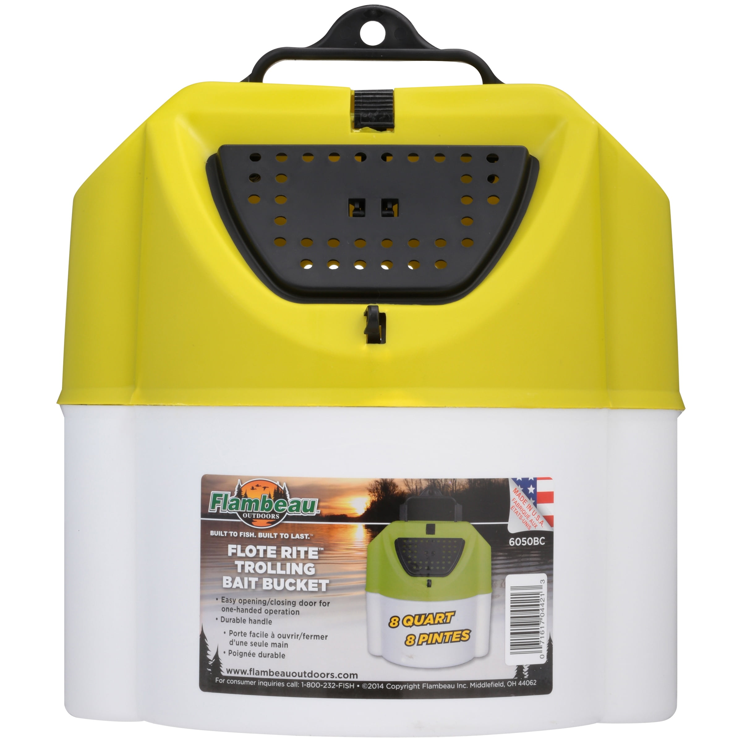 Flambeau Flote Rite Trolling Bait Bucket, 8 Qt - Walmart.com