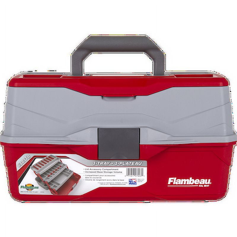 Flambeau Outdoors Classic 3 Tray Fishing Tackle Box - Walmart.com