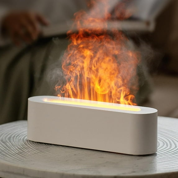 Flame Air Diffuser Humidifier, Essential Oil Diffuser, Fireplace Fire ...