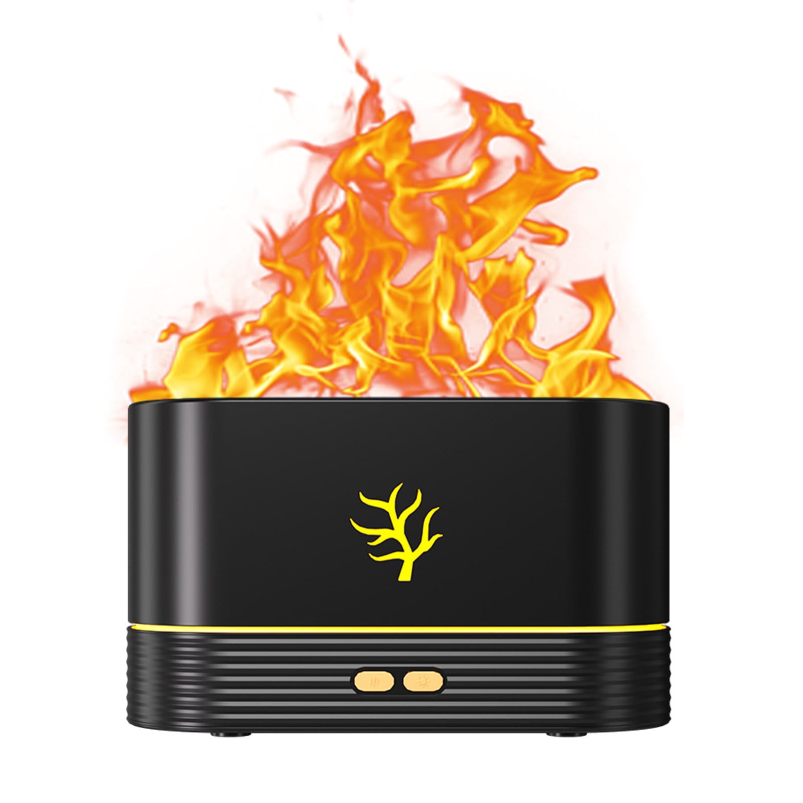 Flame Air Diffuser Humidifier,Portable-Noiseless Aroma Diffuser for ...