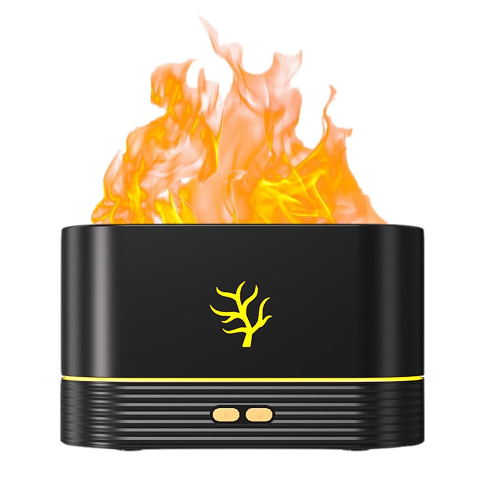Flame Aroma Diffuser Humidifier 7 Colors Flame Essential Oil Diffusers ...