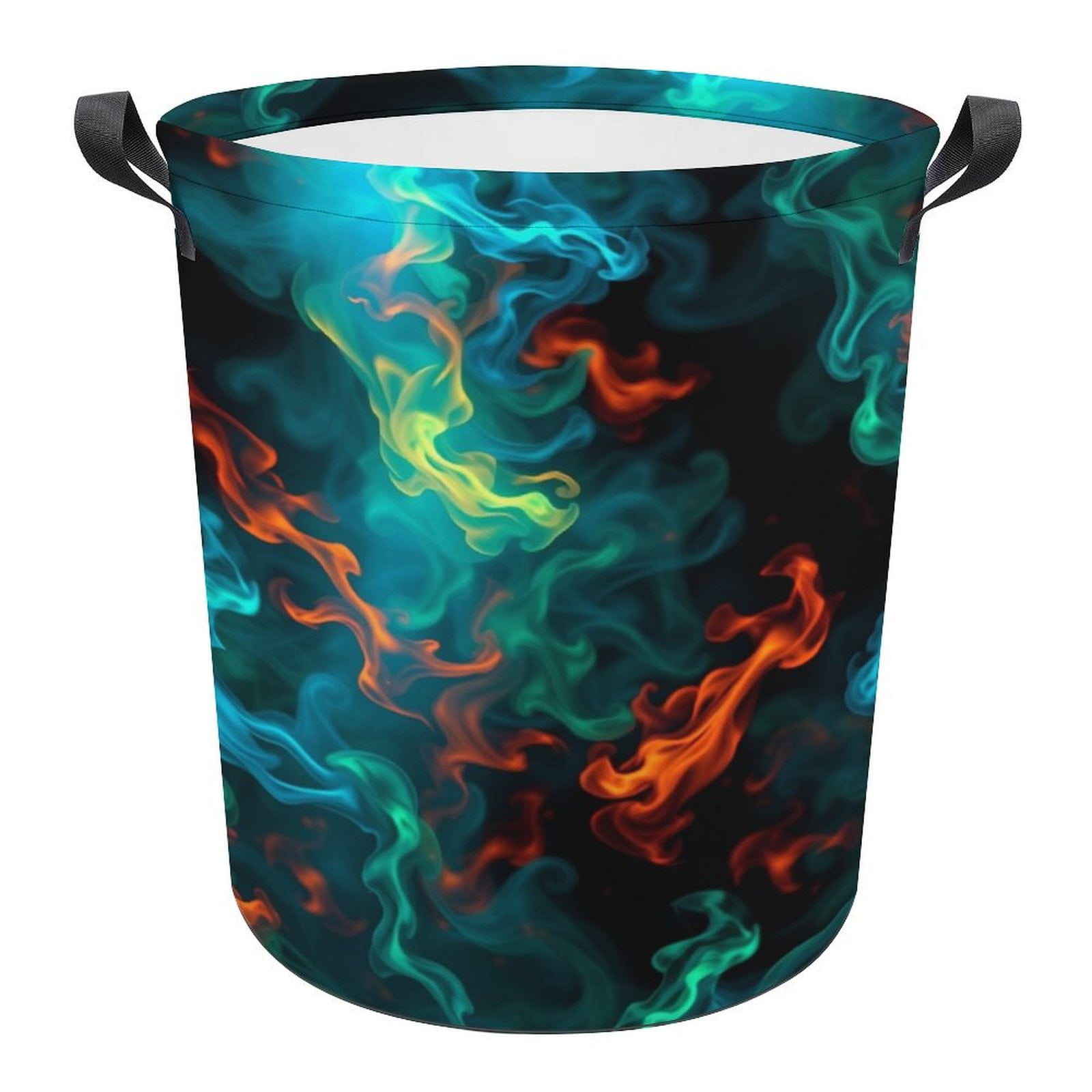 Flame Combustion Laundry Basket Collapsible Dirty Clothes Toys Storage ...