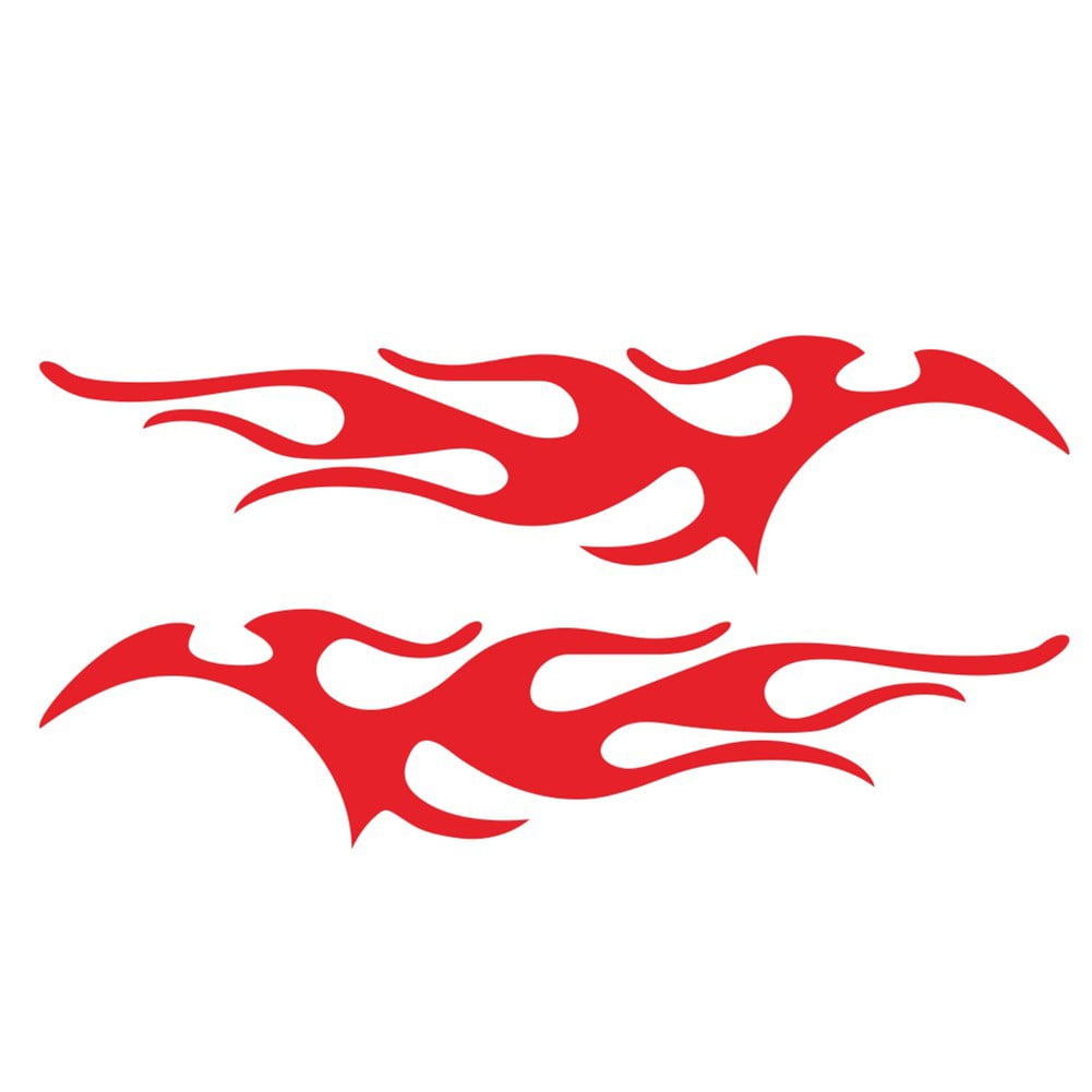 Flame Decal Set Large 12In x 48In Auto Graphic Body Car Truck Vinyl ...