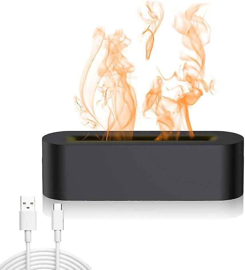 Flame Diffuser Humidifier, Aromatherapy Air Diffuser For Essential Oil ...