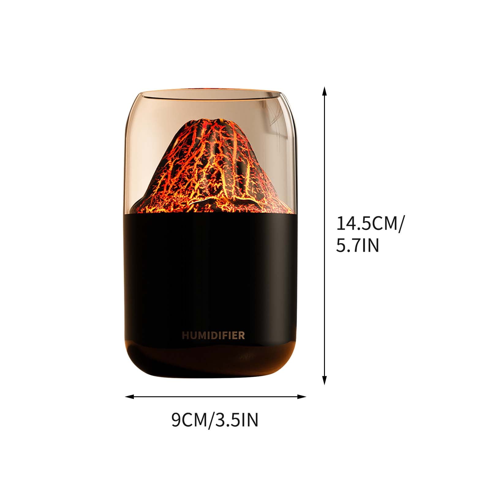 Flame Diffuser Humidifier, Flame Essential Oil Diffuser, Oil Diffuser ...