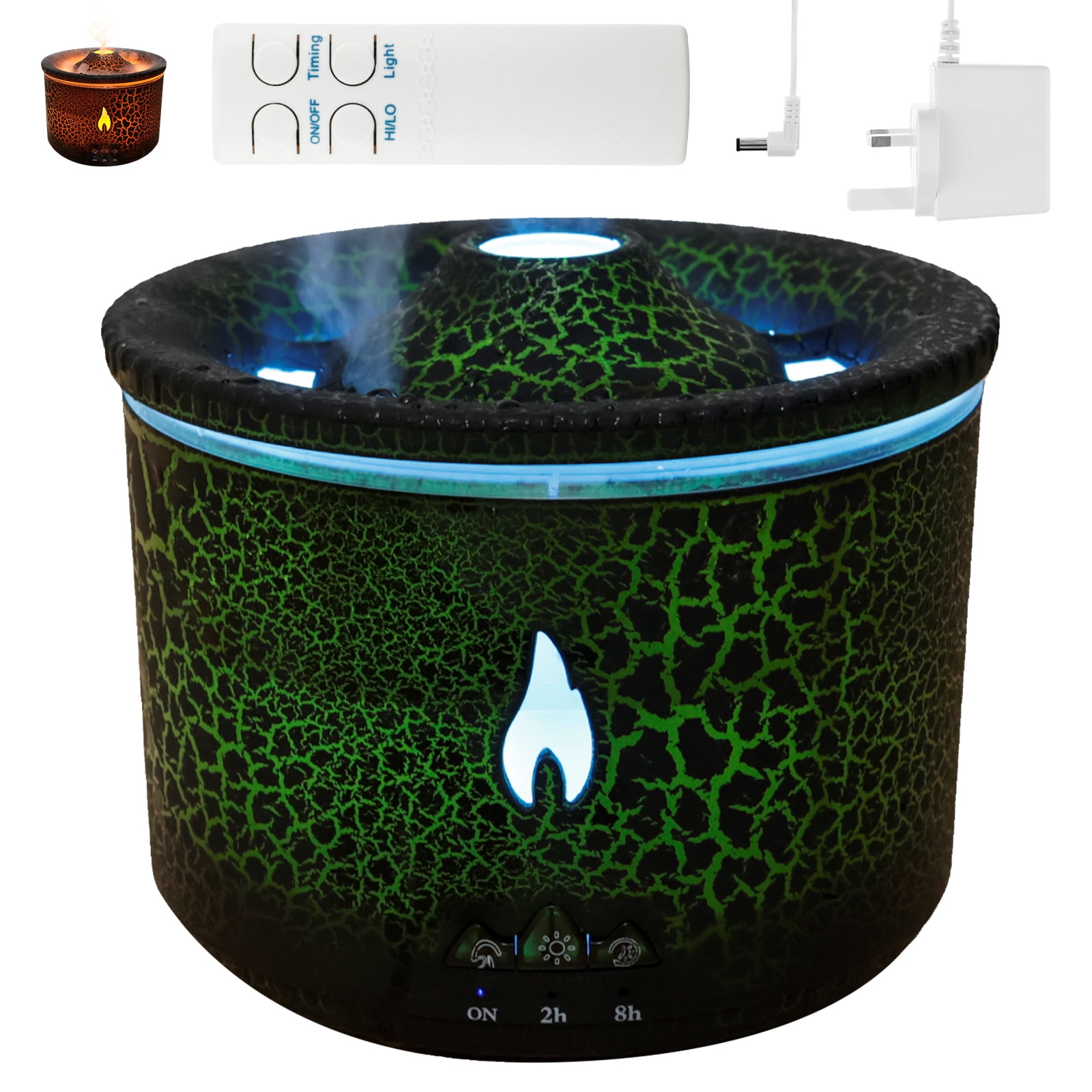 Flame Diffuser Upgrade Essential Oil Diffuser, Super Quiet 360ML Oil ...