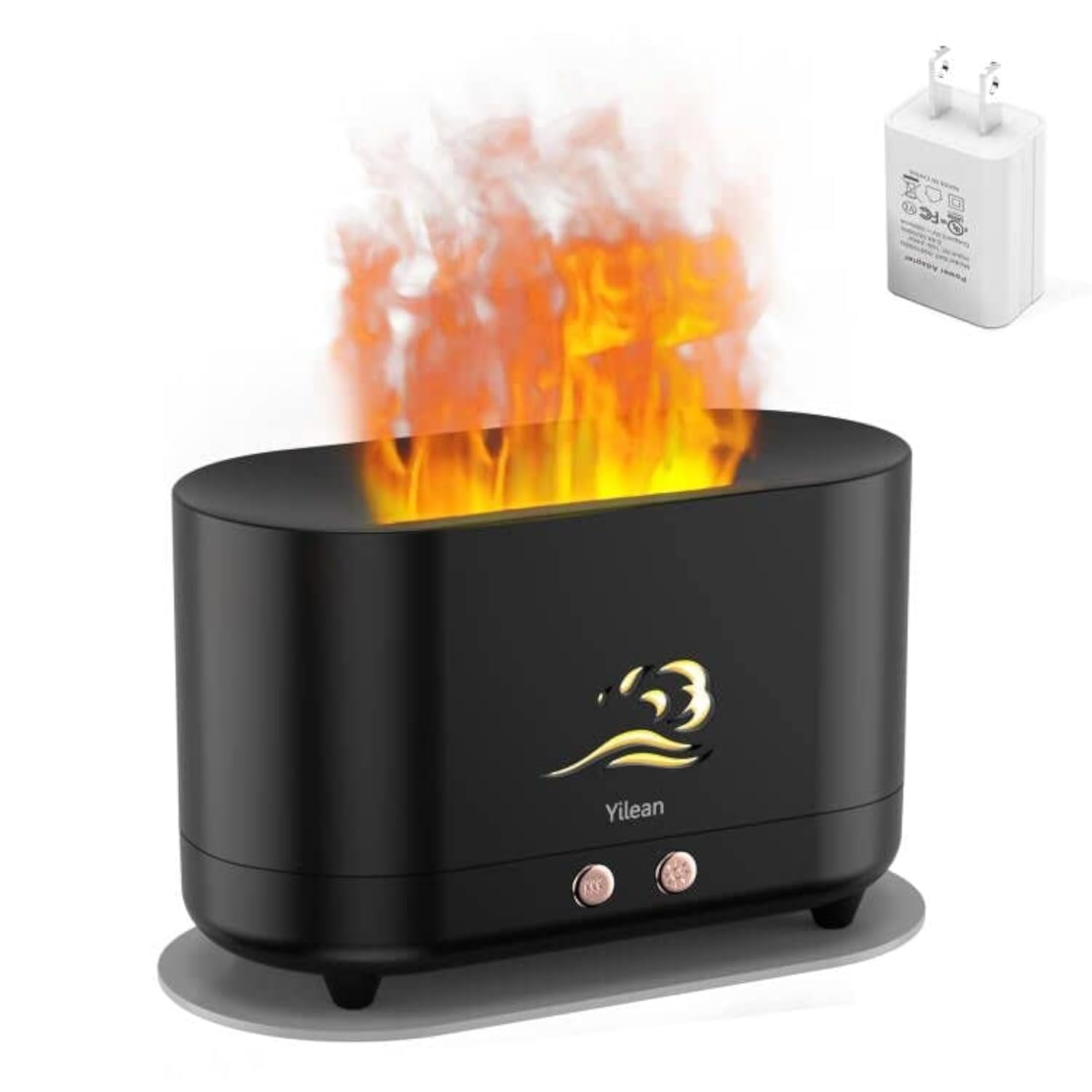 Flame Essential Oil Diffuser 225ml Cool Mist Humidifiers Essential Oil ...