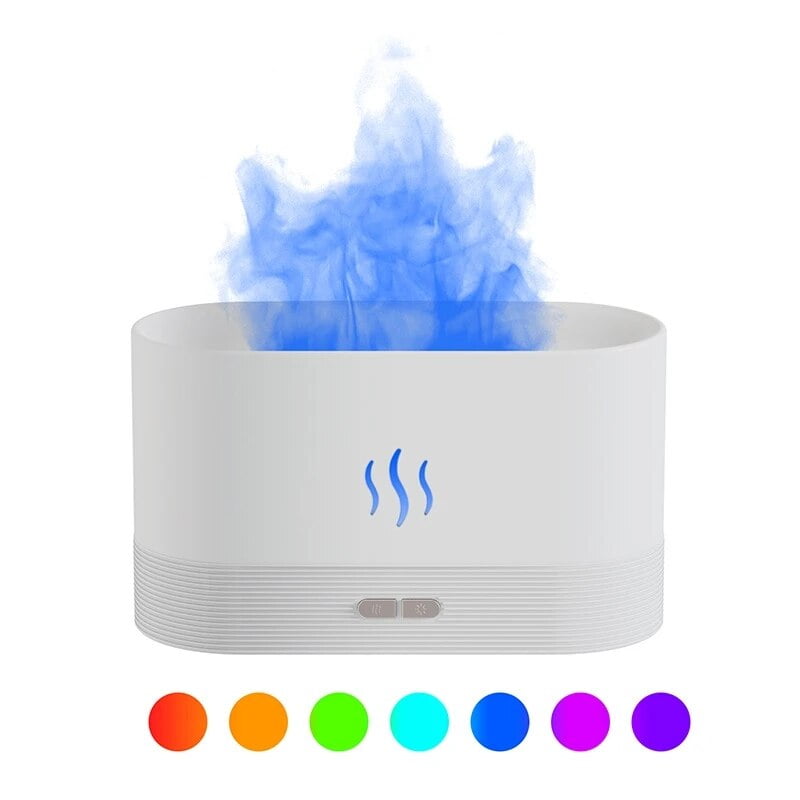 Flame Essential Oil Diffuser 7 Colors Flame Changing Oil Diffuser ...