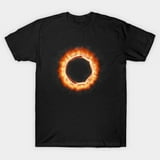 Flame Fire Circle Design Hot Rod Racing Artwork Print H25111 Unisex T ...