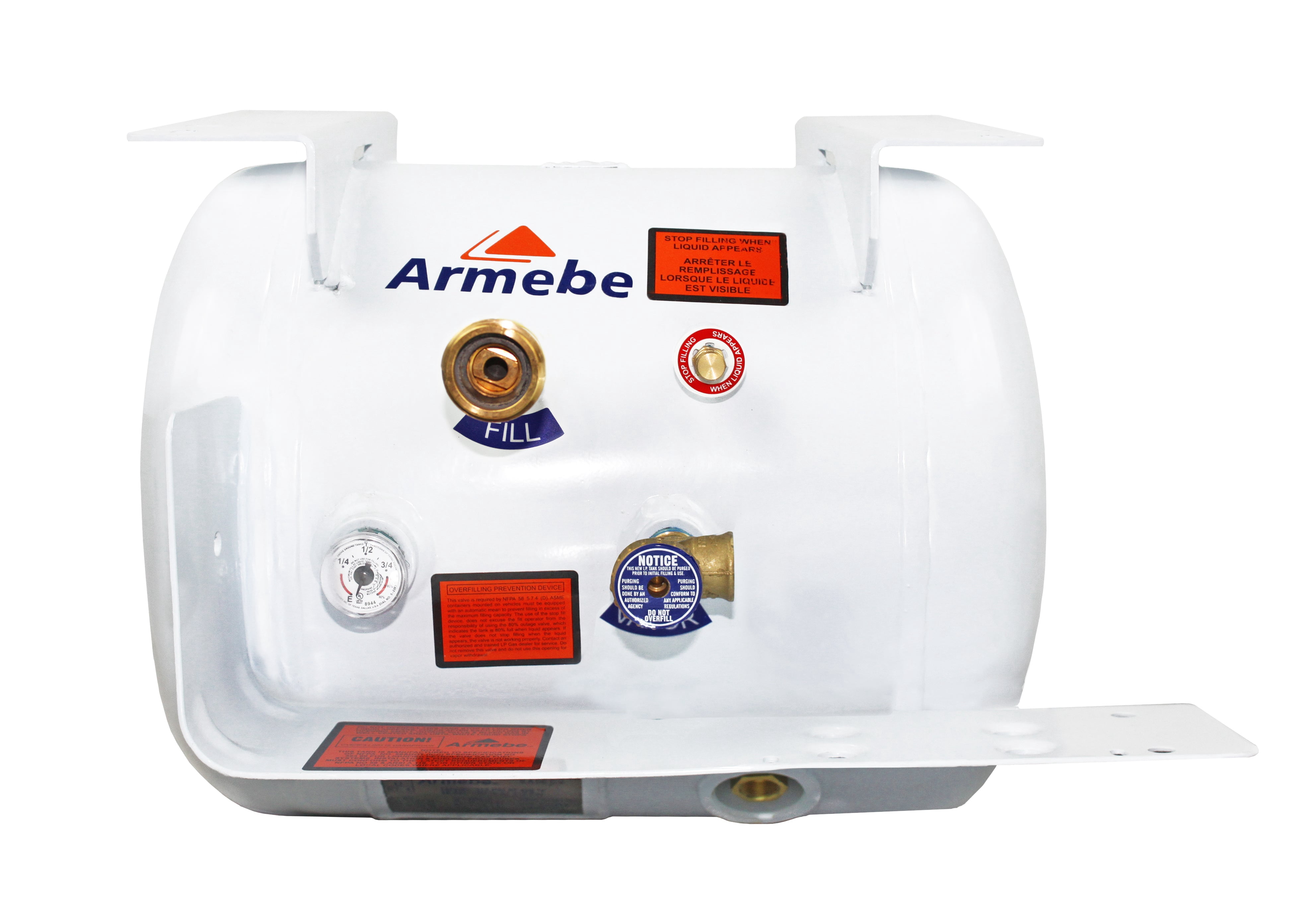 Flame King 11.9 Gallon Horizontal ASME Propane Tank Cylinder RV, Van Or ...