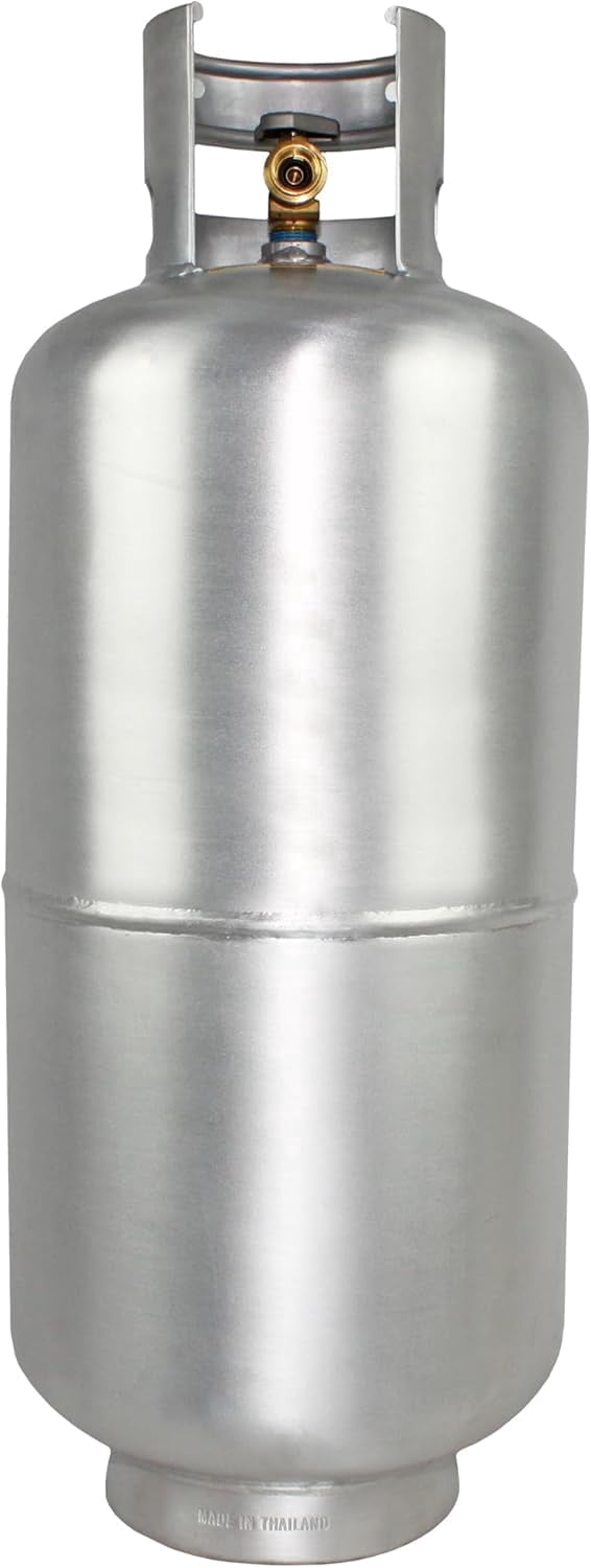 Flame King 40LB Aluminum Propane Tank with Premium OPD Valve, Corrosion ...
