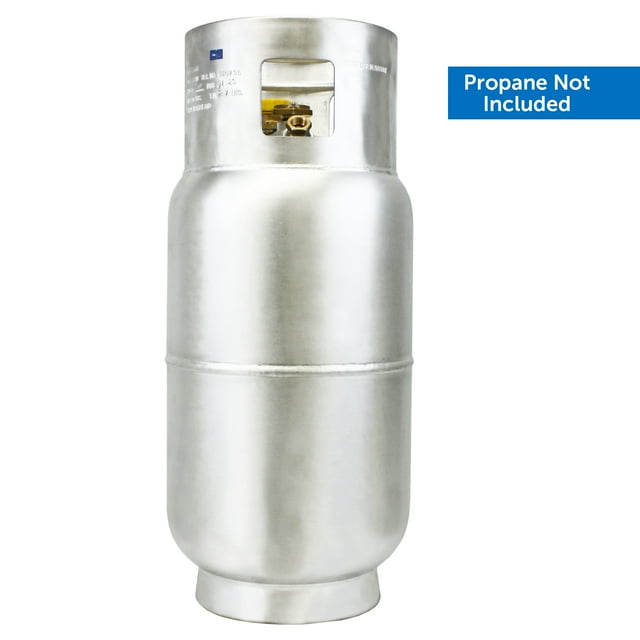 Flame King Empty Lightweight Aluminium Silver Forklift Propane Tank ...