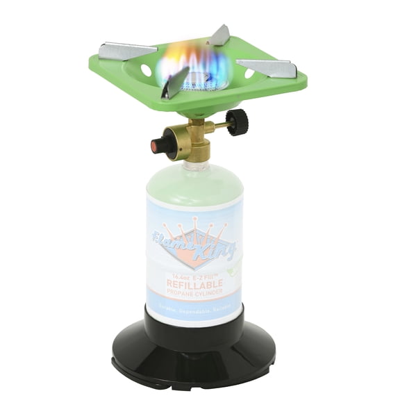 Flame King Portable Camping Stove with Stand, 10,000 BTU - Walmart.com