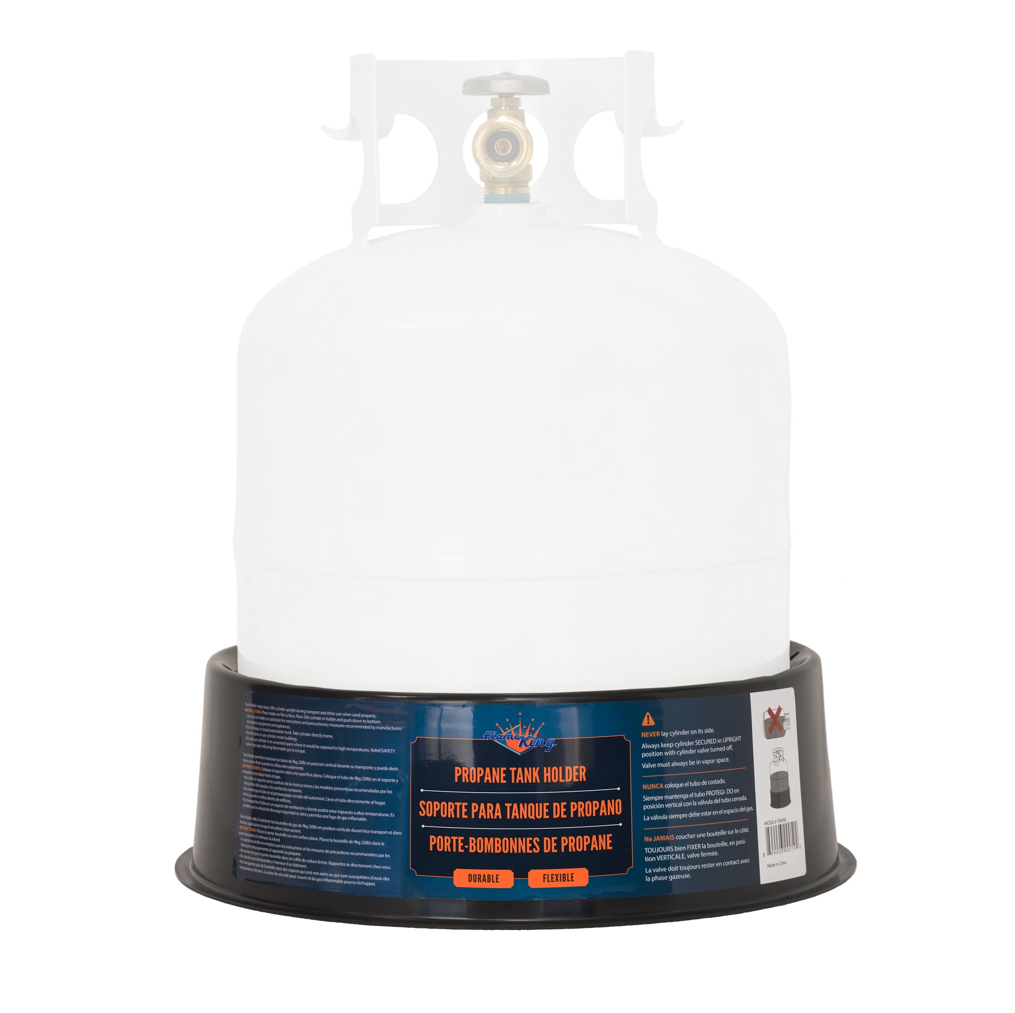 Flame King Propane Cylinder Stabilizer Base, Impact-Resistant Propane ...
