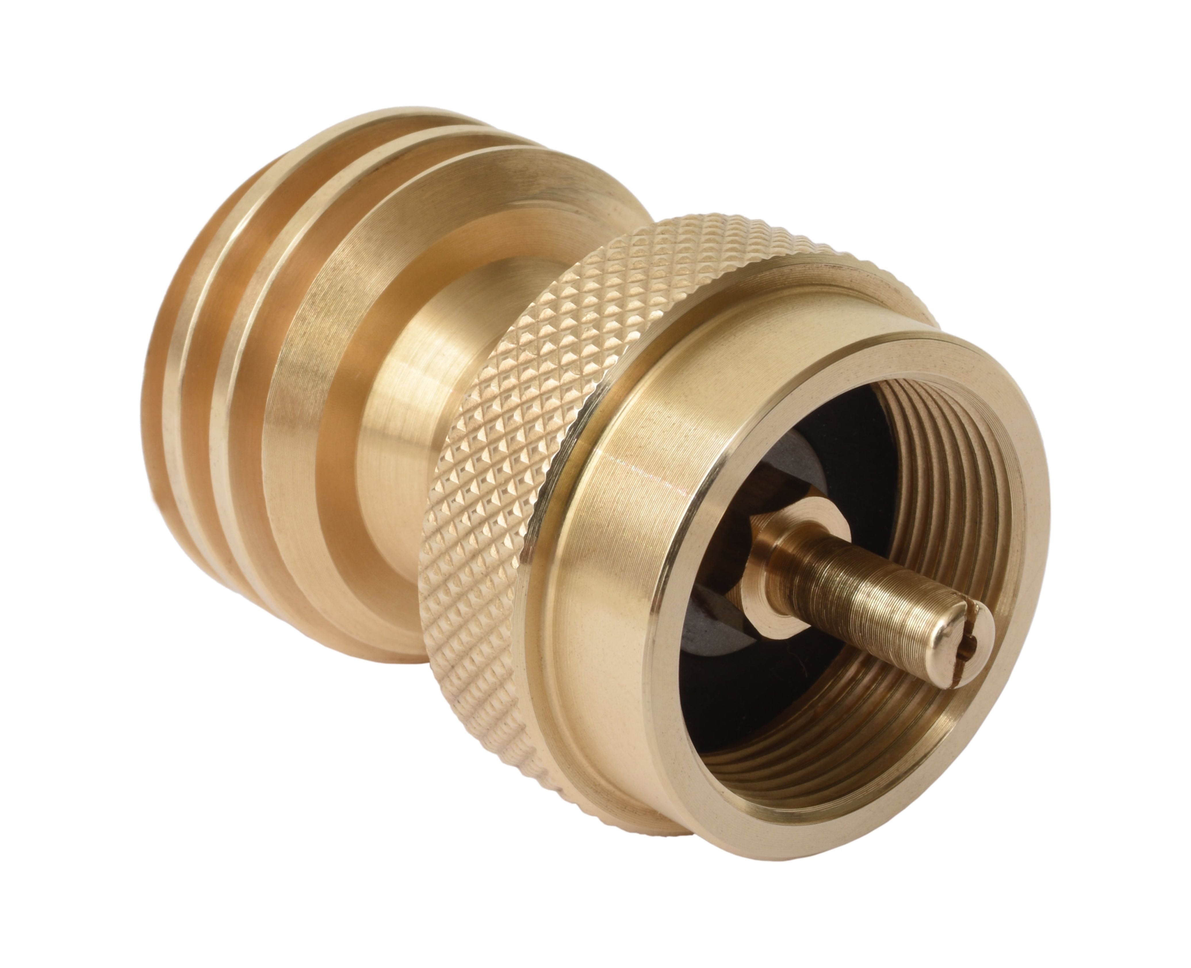 Flame King Propane Tank Adapter, 20lb to 1lb Converter, Hook Up Small ...