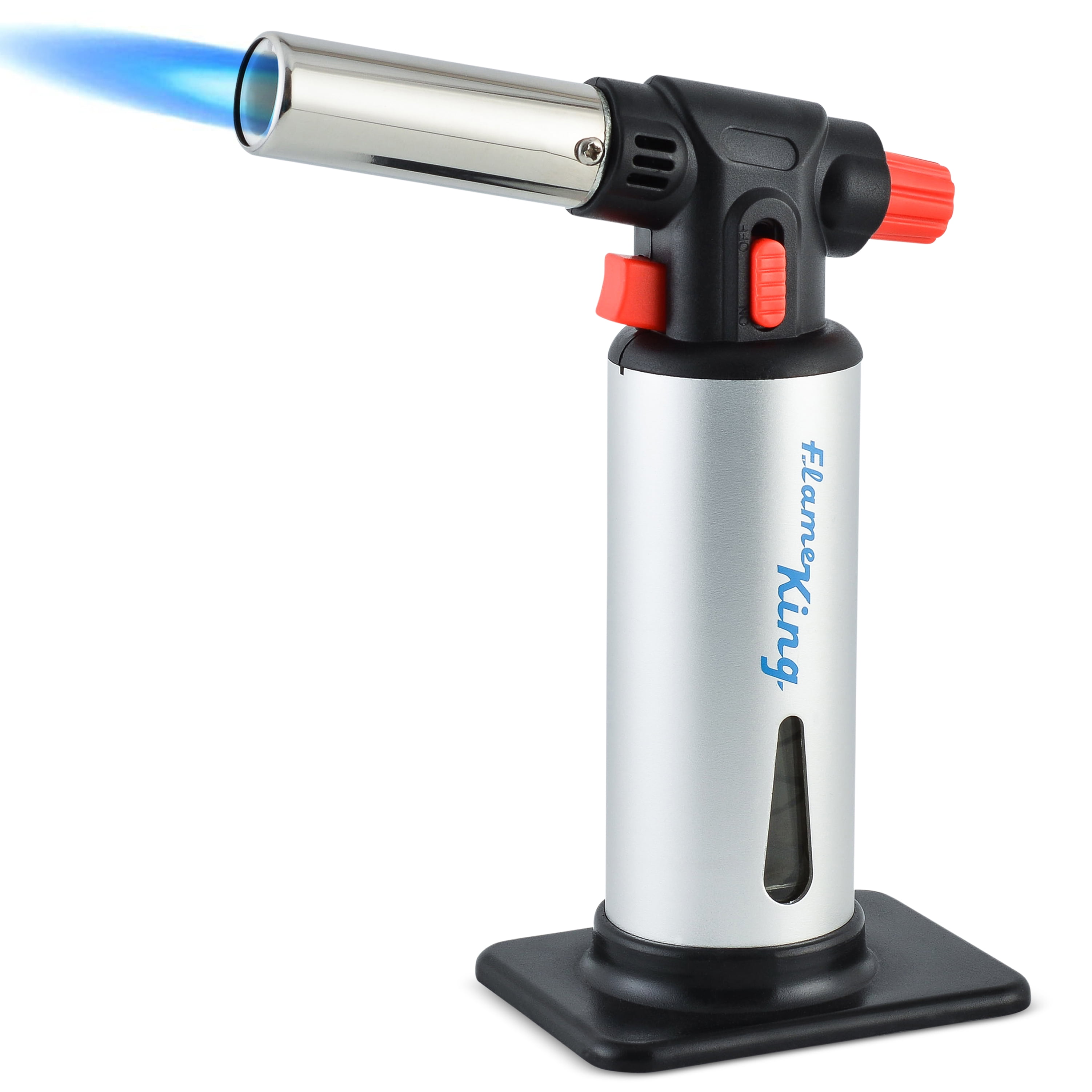 Flame King Culinary Butane Refillable Kitchen Blow Torch with Igniter ...