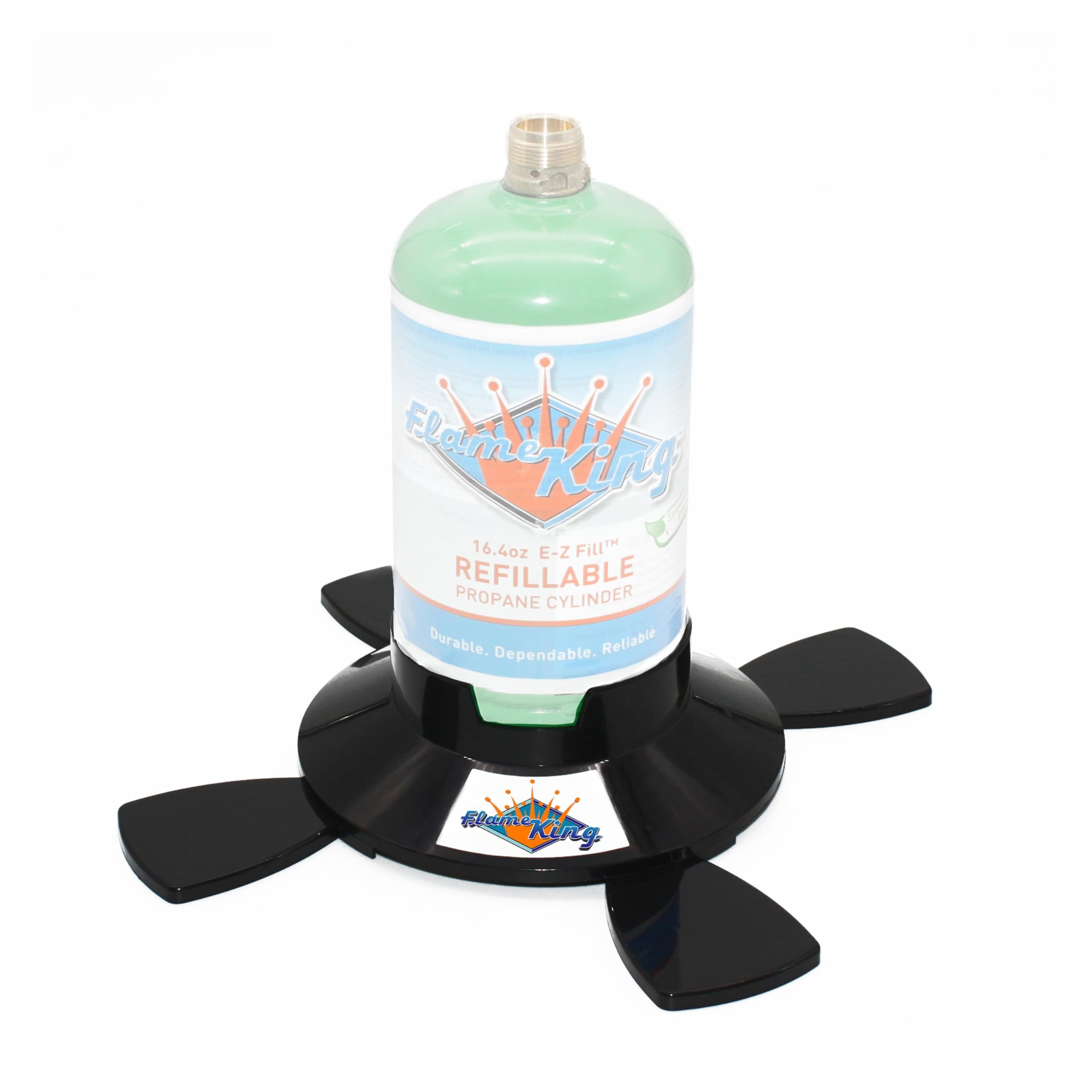 Flame King YSN1LBB Propane Base for 1LB and 1/2LB Propane Canisters for ...