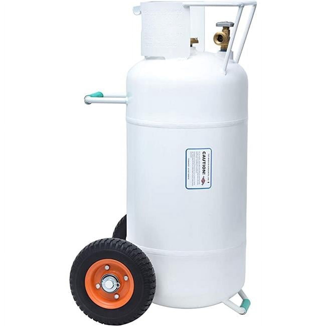 Flame King YSN40HOG 40 lbs Horizontal & Vertical Propane Cylinder with ...