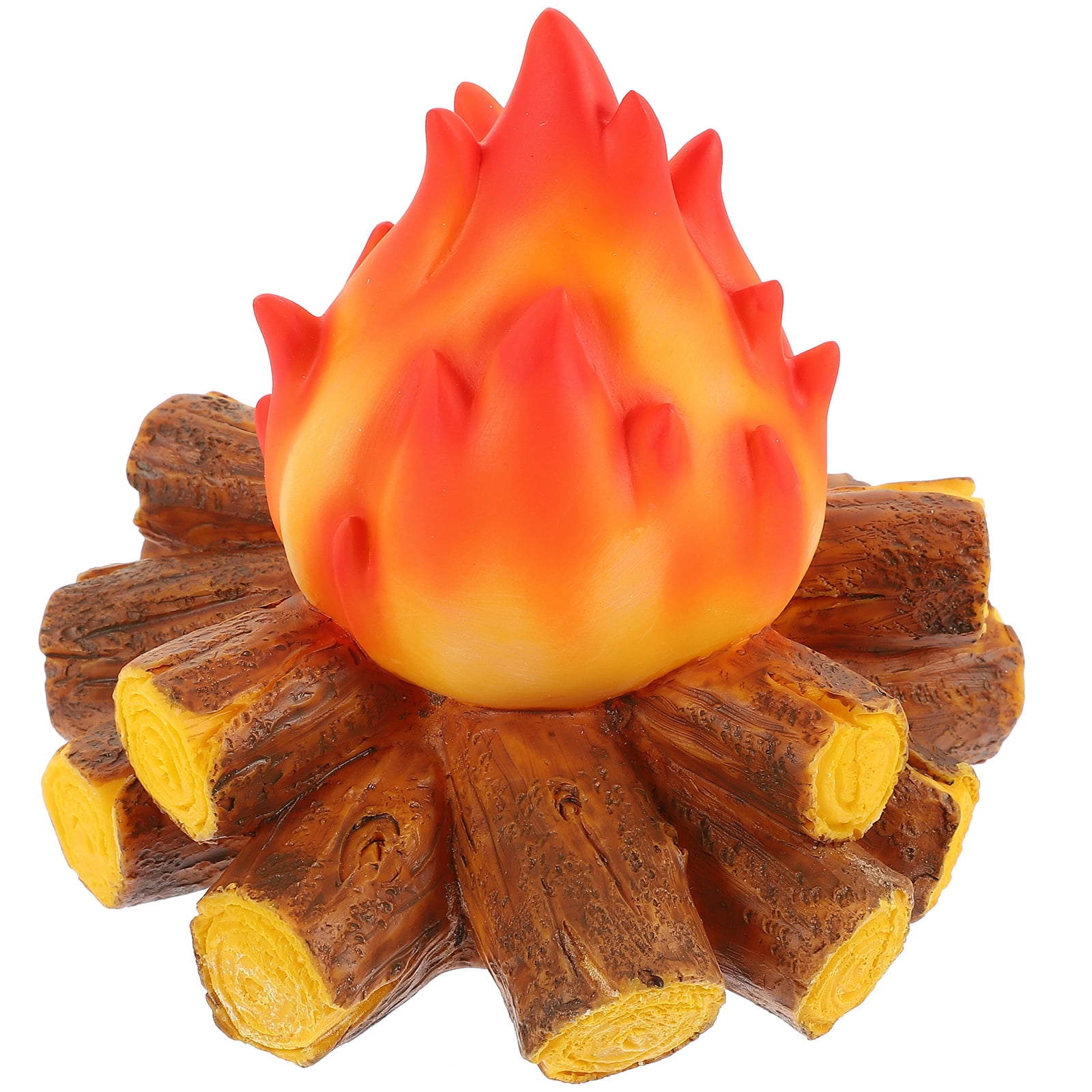 Flame Lamp Toy Campfire Lamp LED Desk Light Decor for Bedroom Bonfire ...