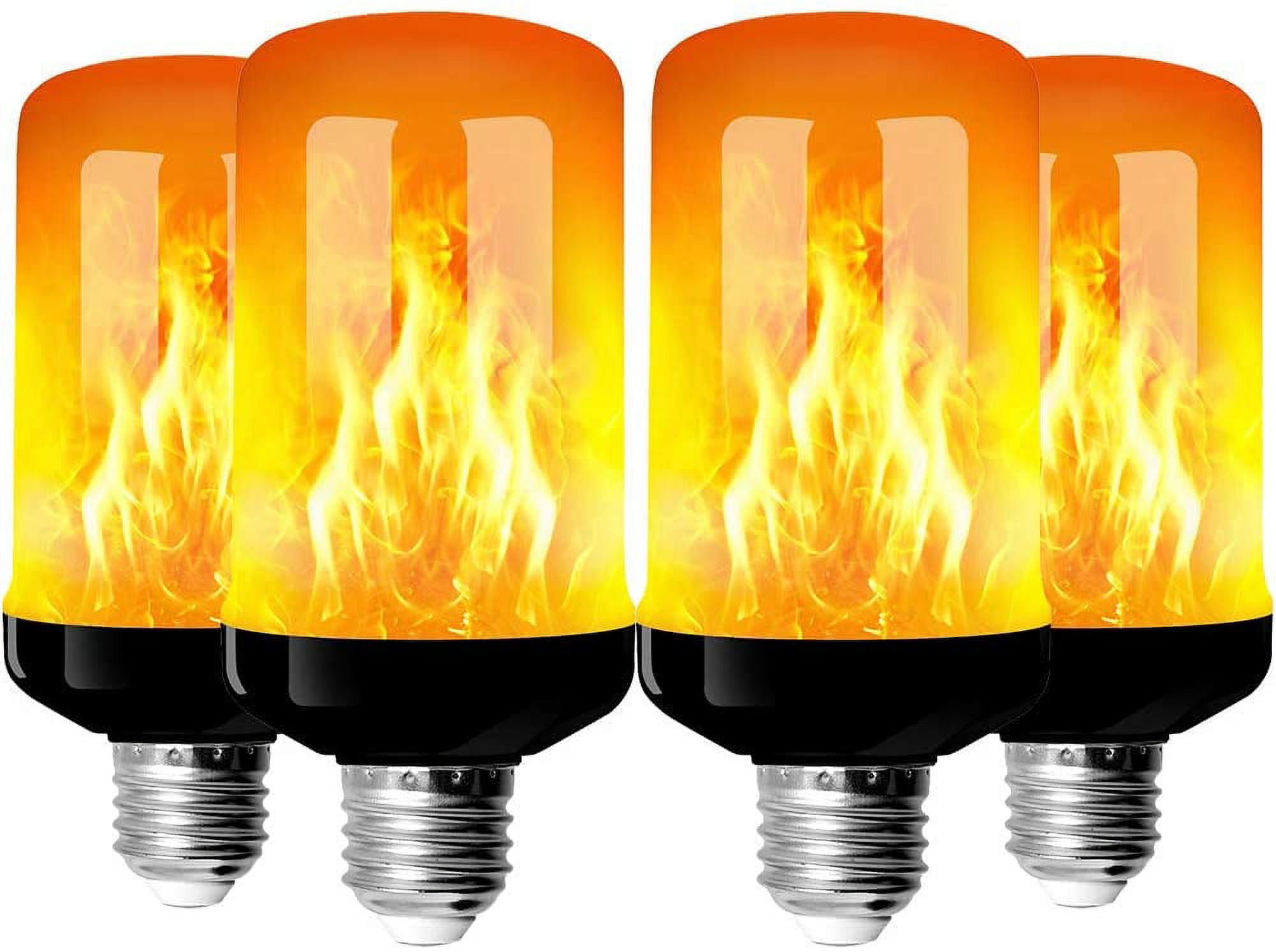 Flame Light Bulb, E27 5W LED Flame Effect Light Bulb - Indoor Outdoor ...