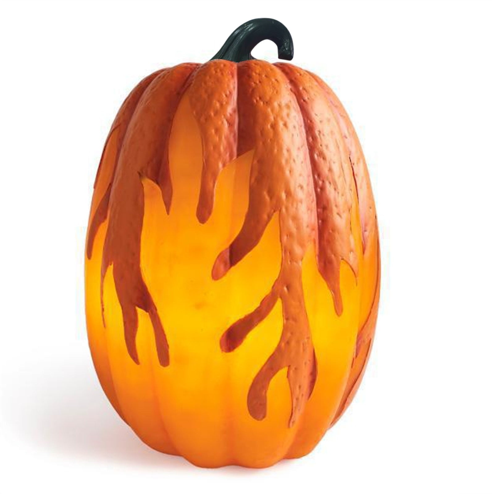 Flame Lighted Pumpkins Halloween Pumpkin Lanternss Battery Powered ...