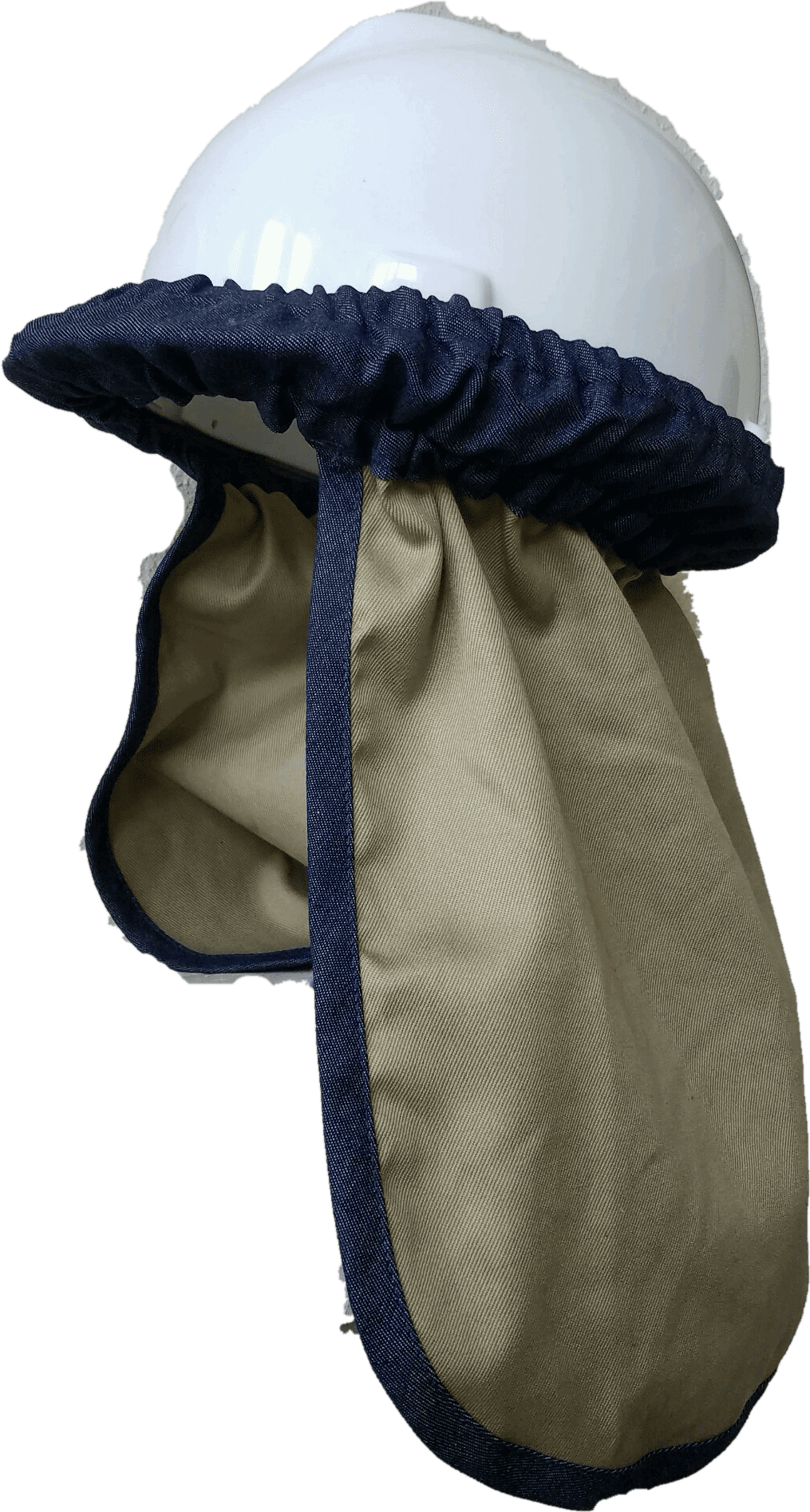 Flame Resistant FR Hat Liner - 100% Cotton (Khaki/Denim Trim) - Walmart.com