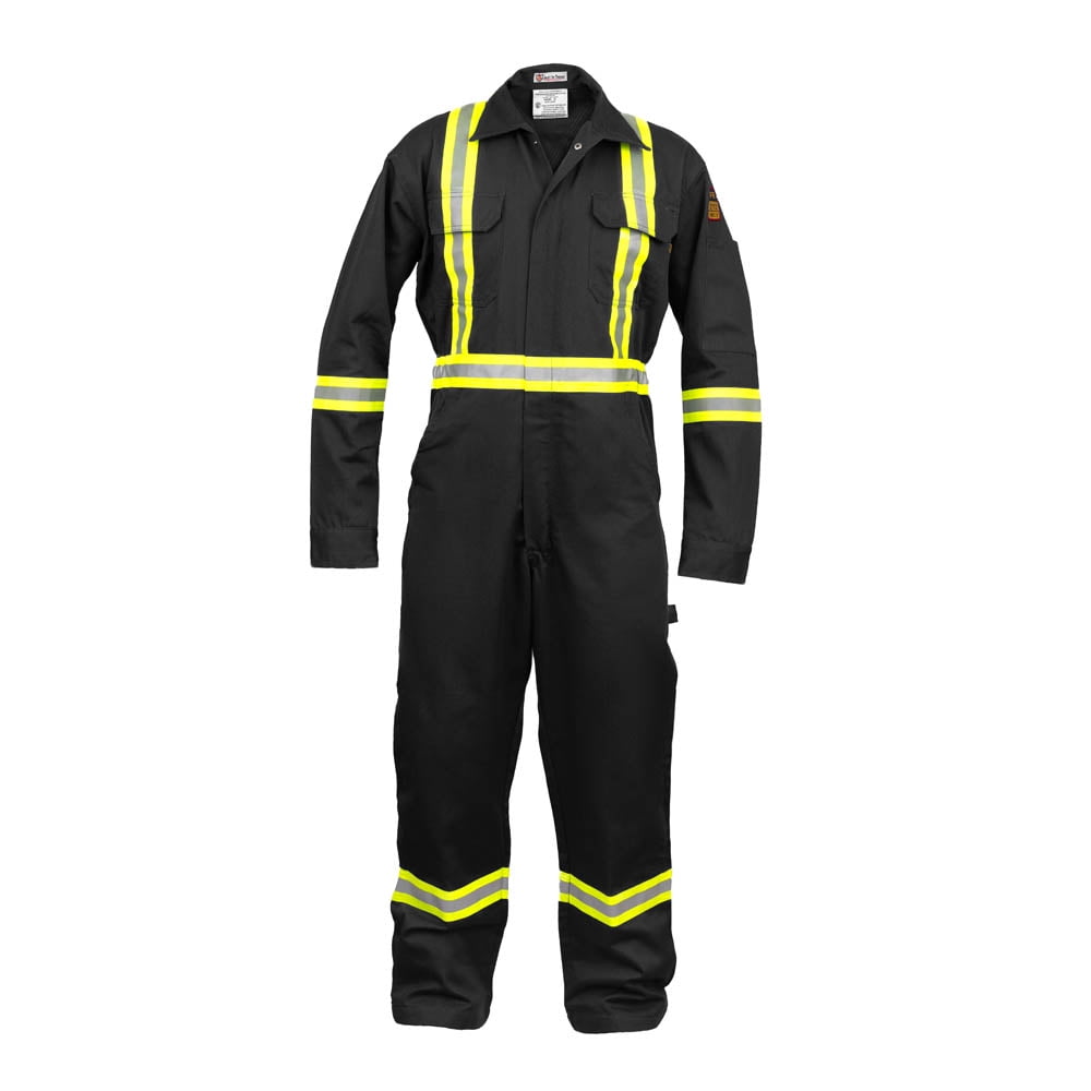 Flame Resistant FR High Visibility Hi Vis Coverall - 88% C/12% N (2X ...