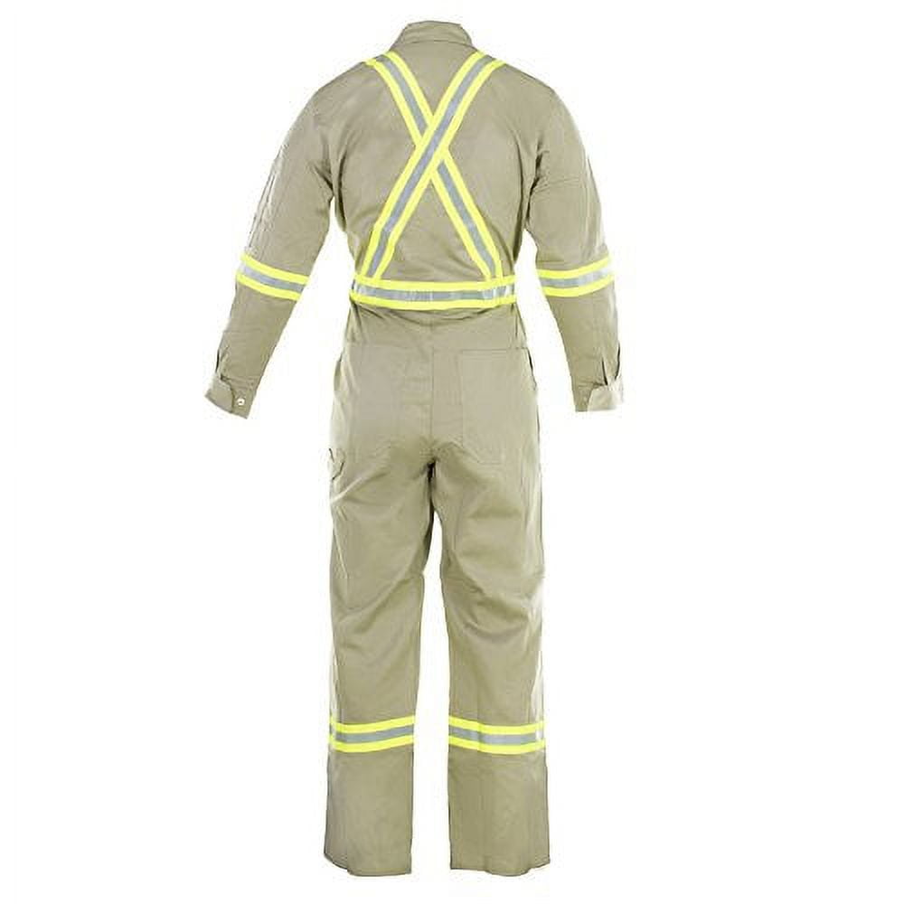 Flame Resistant FR High Visibility Hi Vis Coverall - 88% C/12% N (Small ...
