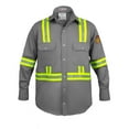 Flame Resistant High Visibility Hi Vis FR Shirt - 100% C - 7 oz (Small ...