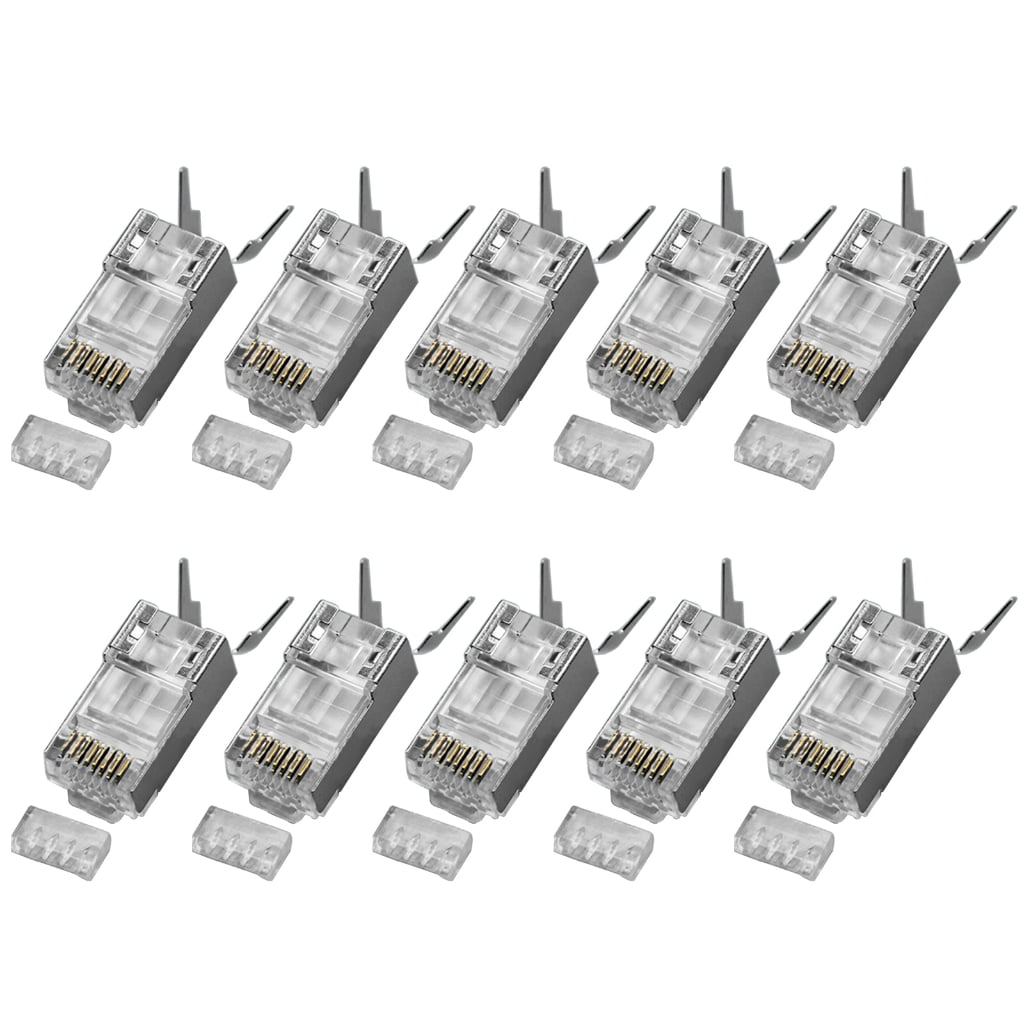 Flame Retardant PVC CAT6A RJ45 Ethernet Connectors With Enhanceds Cable ...