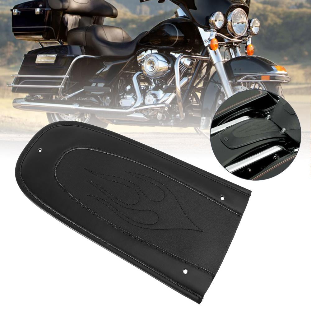 Flame Stitch PU Leather Rear Fender Bib Solo Seat For Touring Electra ...
