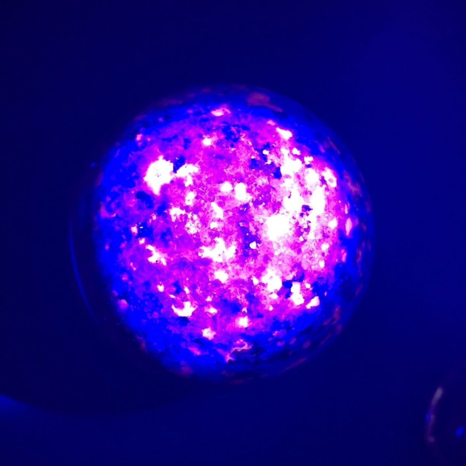 Flame Stone Fluorescent Mineral Ball 64mm Crystal Sphere Polished ...