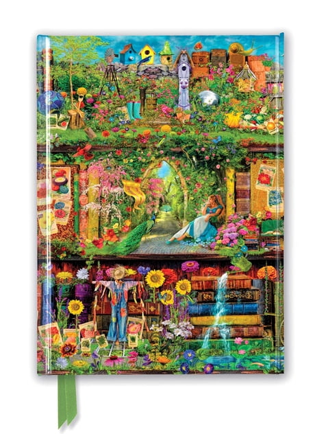 Flame Tree Notebooks: Aimee Stewart: Garden Bookshelves (Foiled Journal ...