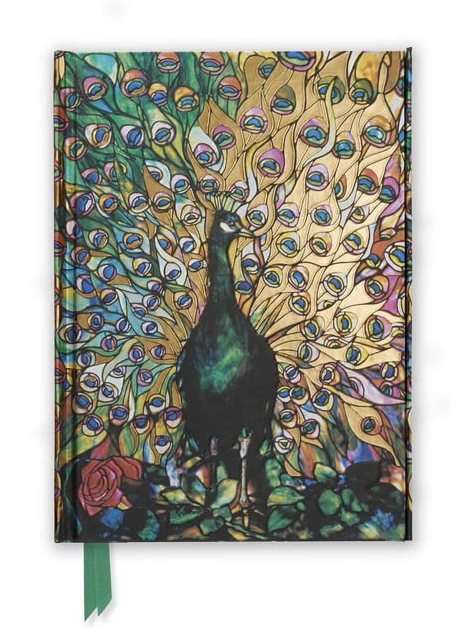 Flame Tree Notebooks: Tiffany: Displaying Peacock (Foiled Journal ...