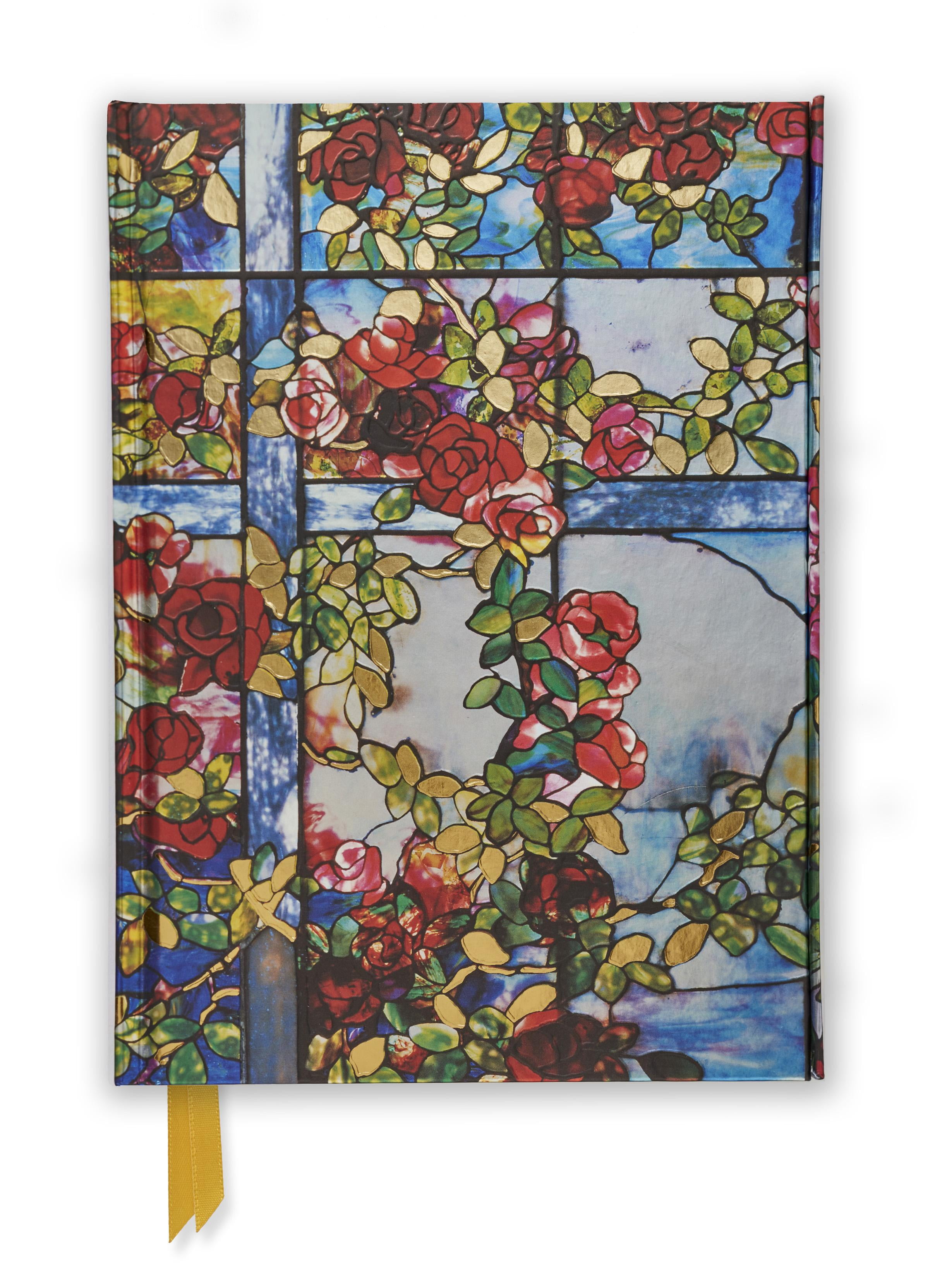 Flame Tree Notebooks: Tiffany: Trellised Rambler Roses (Foiled Journal ...
