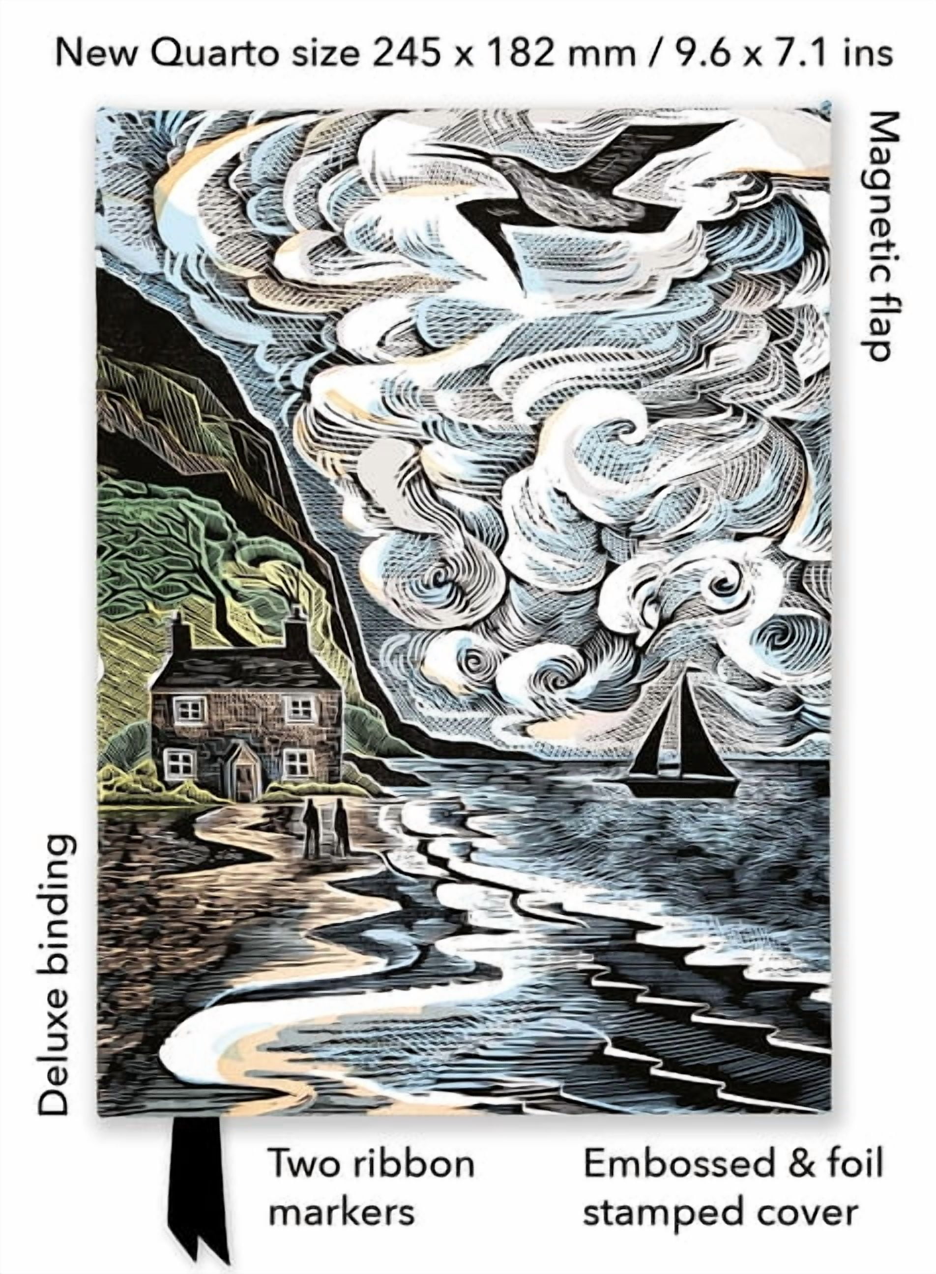 Flame Tree Quarto Notebook Angela Harding: Curlew Cry (Foiled Quarto ...