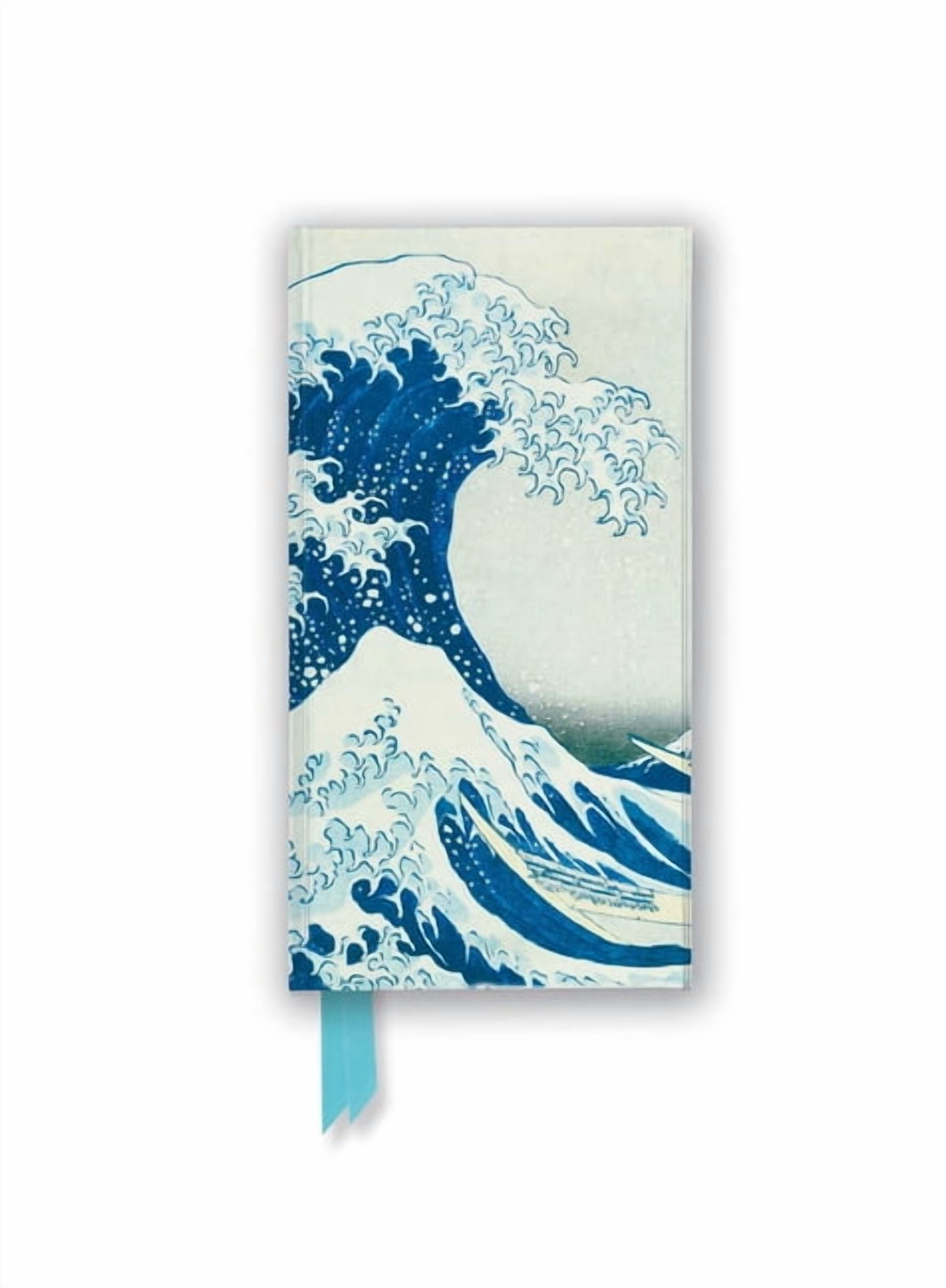 Flame Tree Slimline Journals Katsushika Hokusai: The Great Wave (Foiled ...