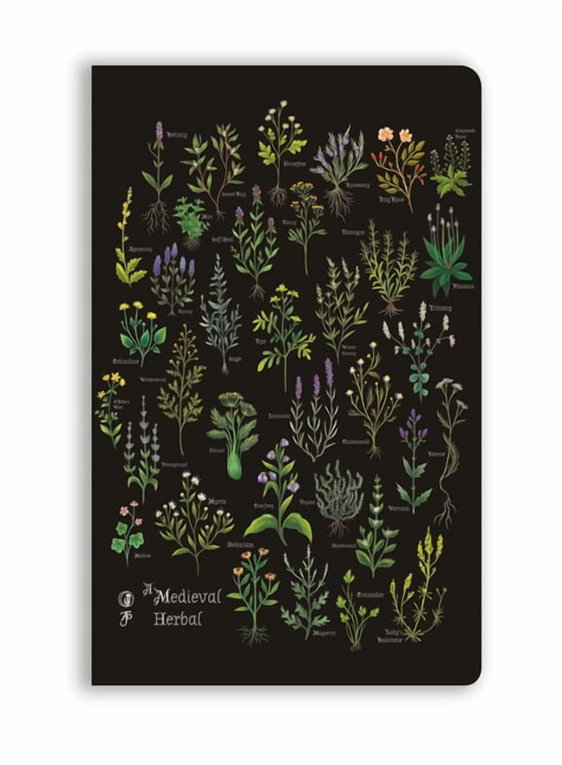 Flame Tree Soft Touch Journals Anna Stead: Medieval Herbal (Soft Touch ...