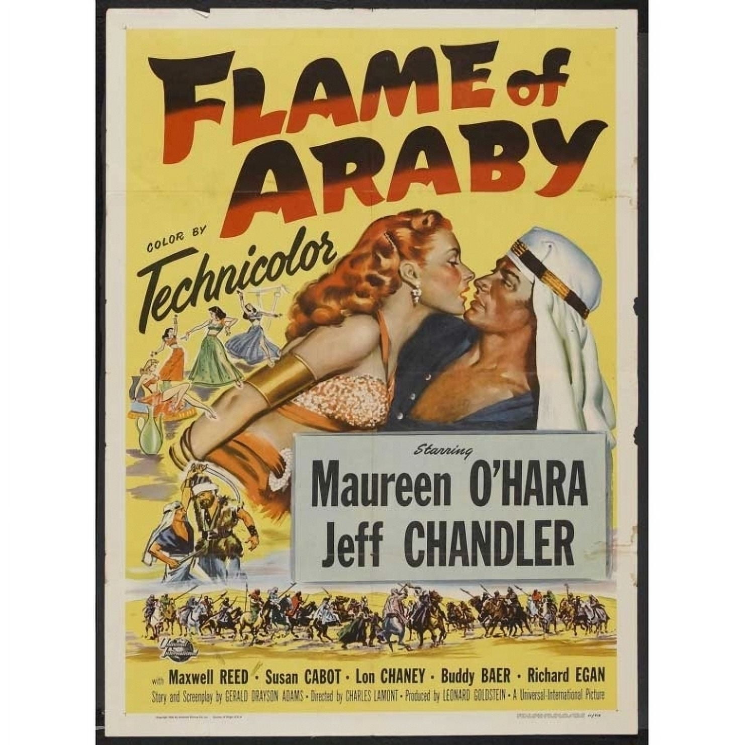 Flame of Araby Movie Poster (11 x 17) - Walmart.com