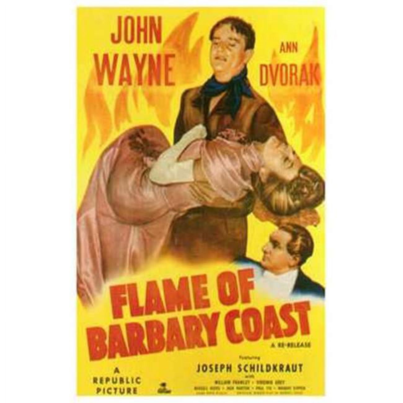 Flame of the Barbary Coast Movie Poster - 11 x 17 in. - Walmart.com