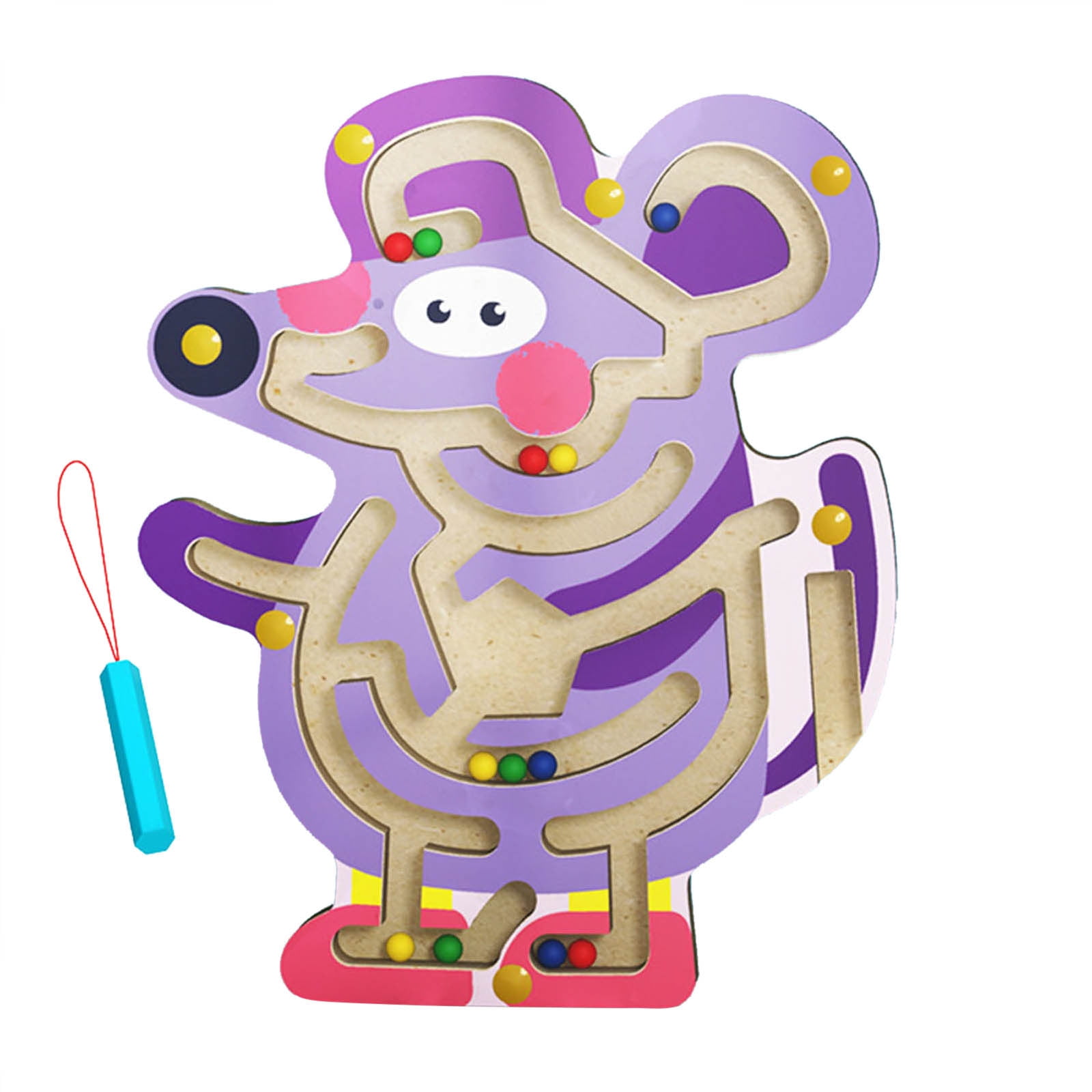 Flameee Wooden Maze Toys for Kids Animal Interactive Puzzle Game Board ...