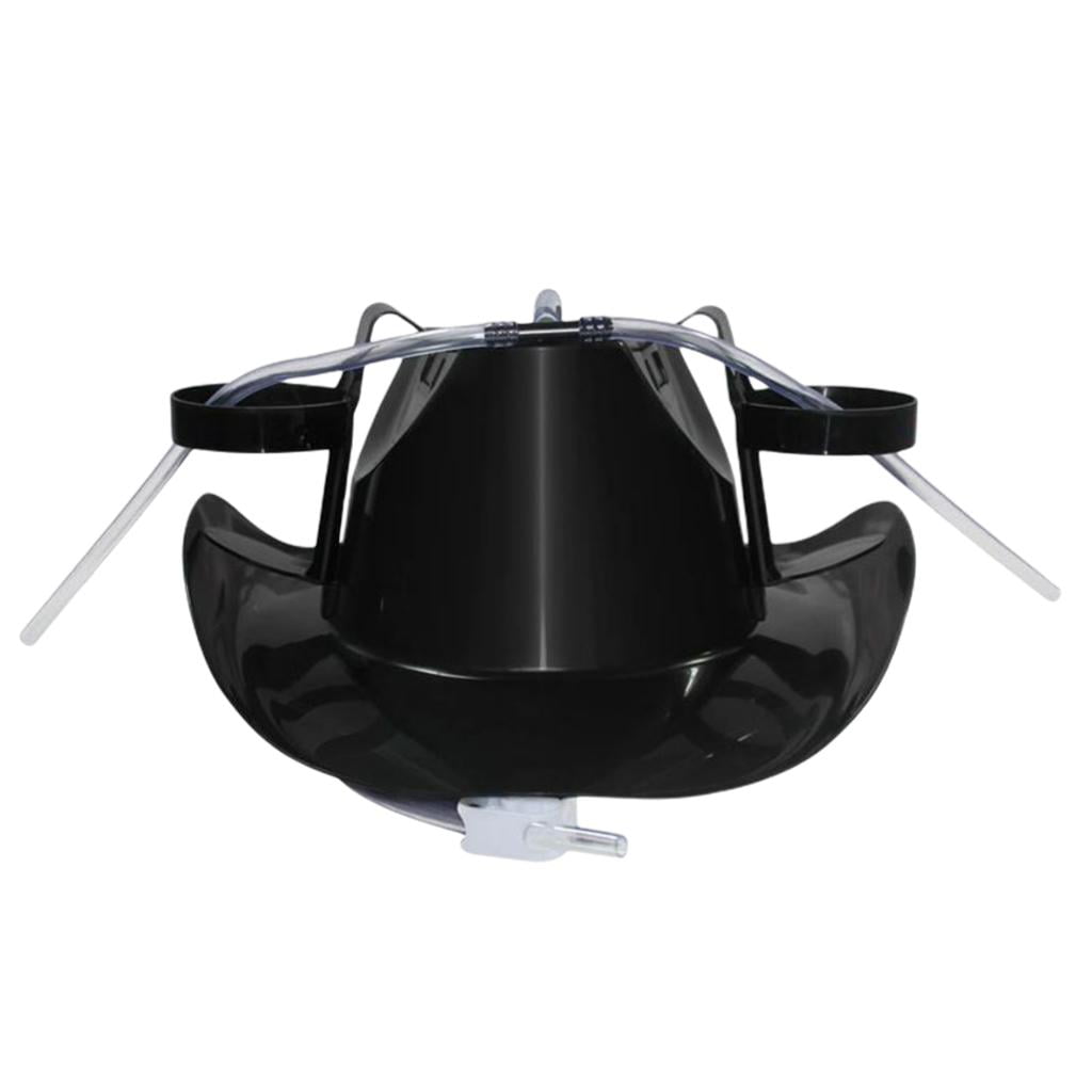 Cowboy Drinking Hat with Beer Soda Straws, Novelty Party Games, Black ...