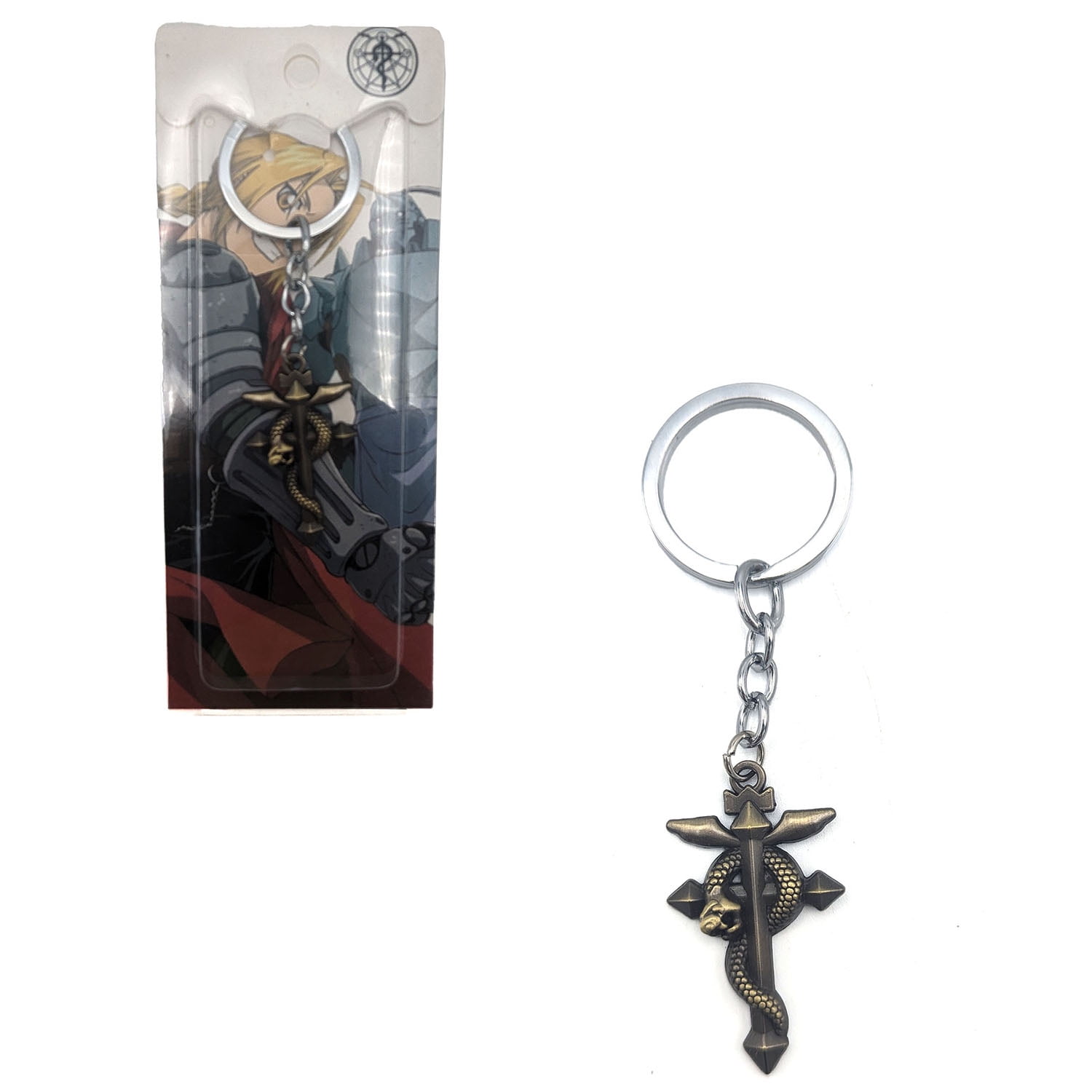 Flamel Symbol - Full Metal Alchemist 2" Keychain Pendant - Walmart.com