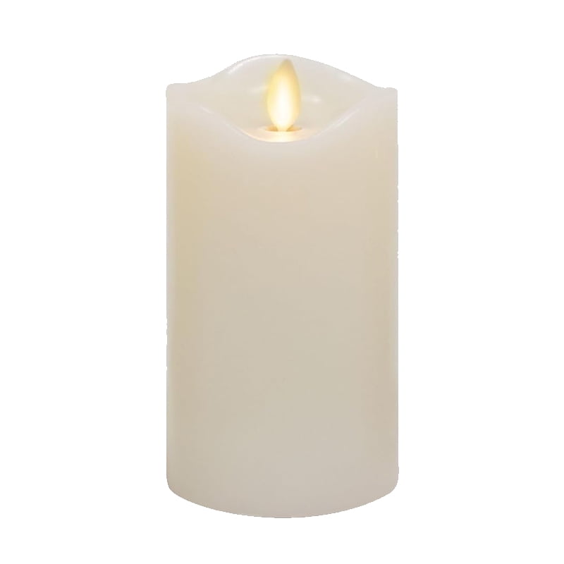 Flameless Candles Battery Operated with Timer, 3D Moving Flame ...
