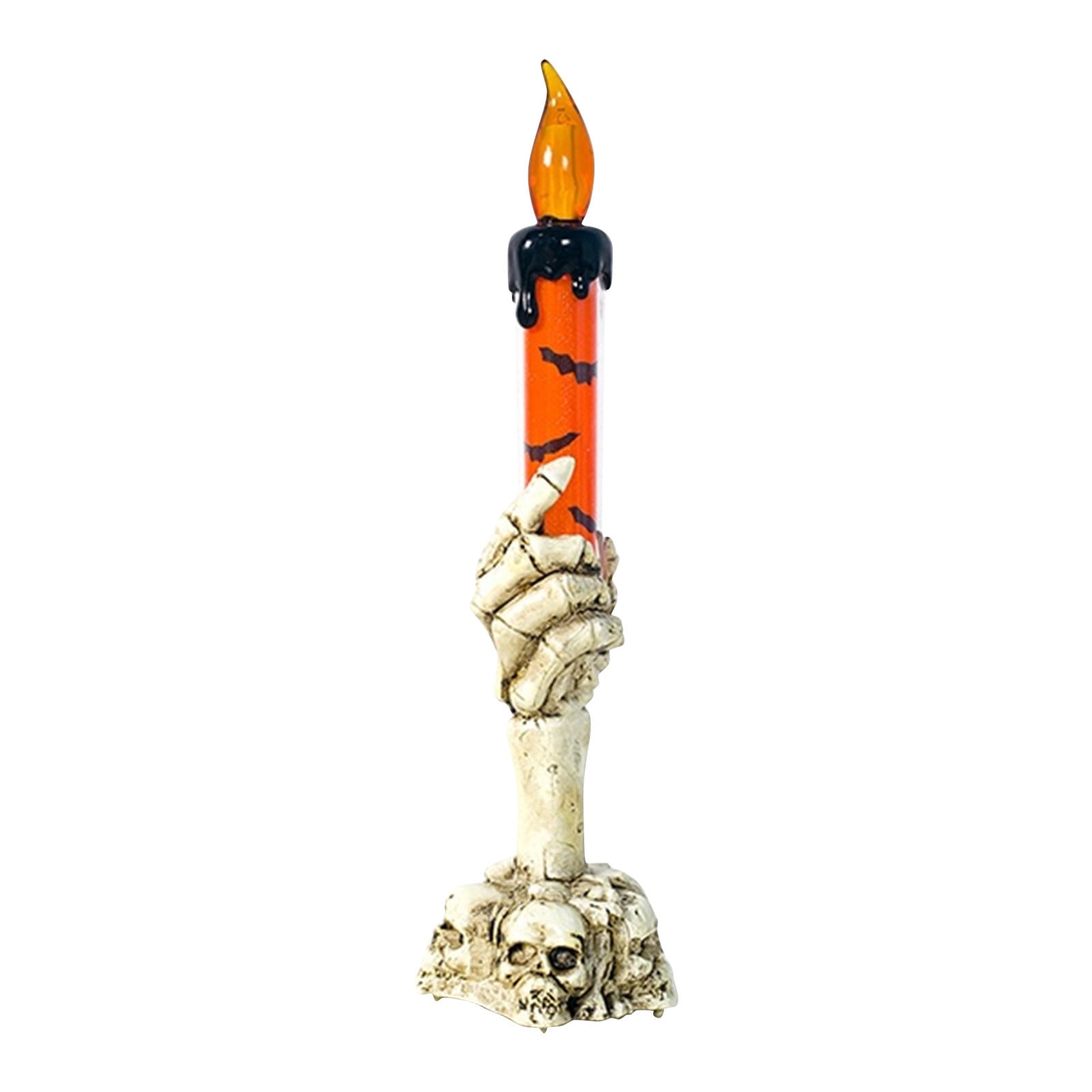 Flameless Candles Lighted Lamp Halloween Decorations Battery Operated ...