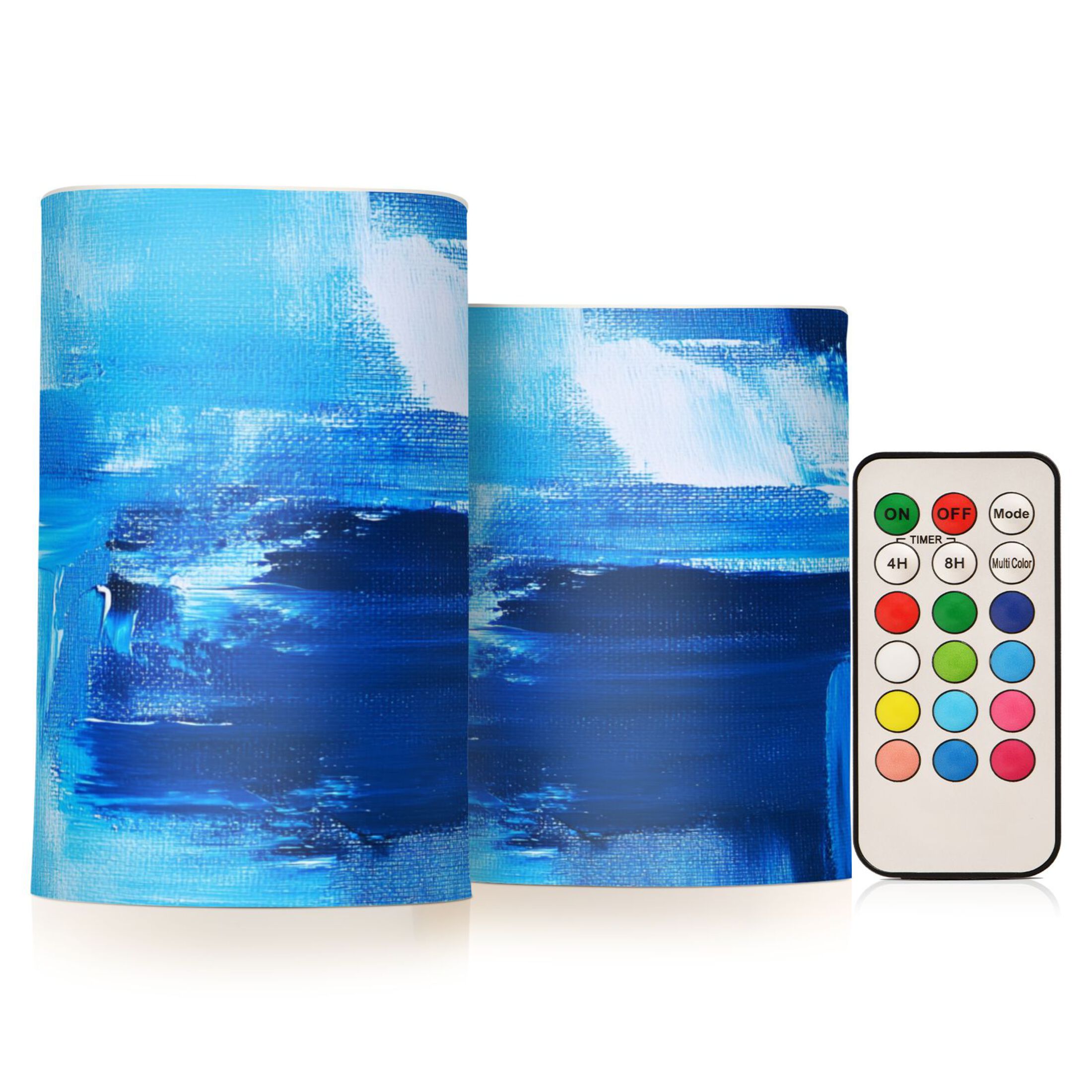 Flameless Candles Lights, Pack of two LED Lights, Dimmable LED Pillar ...