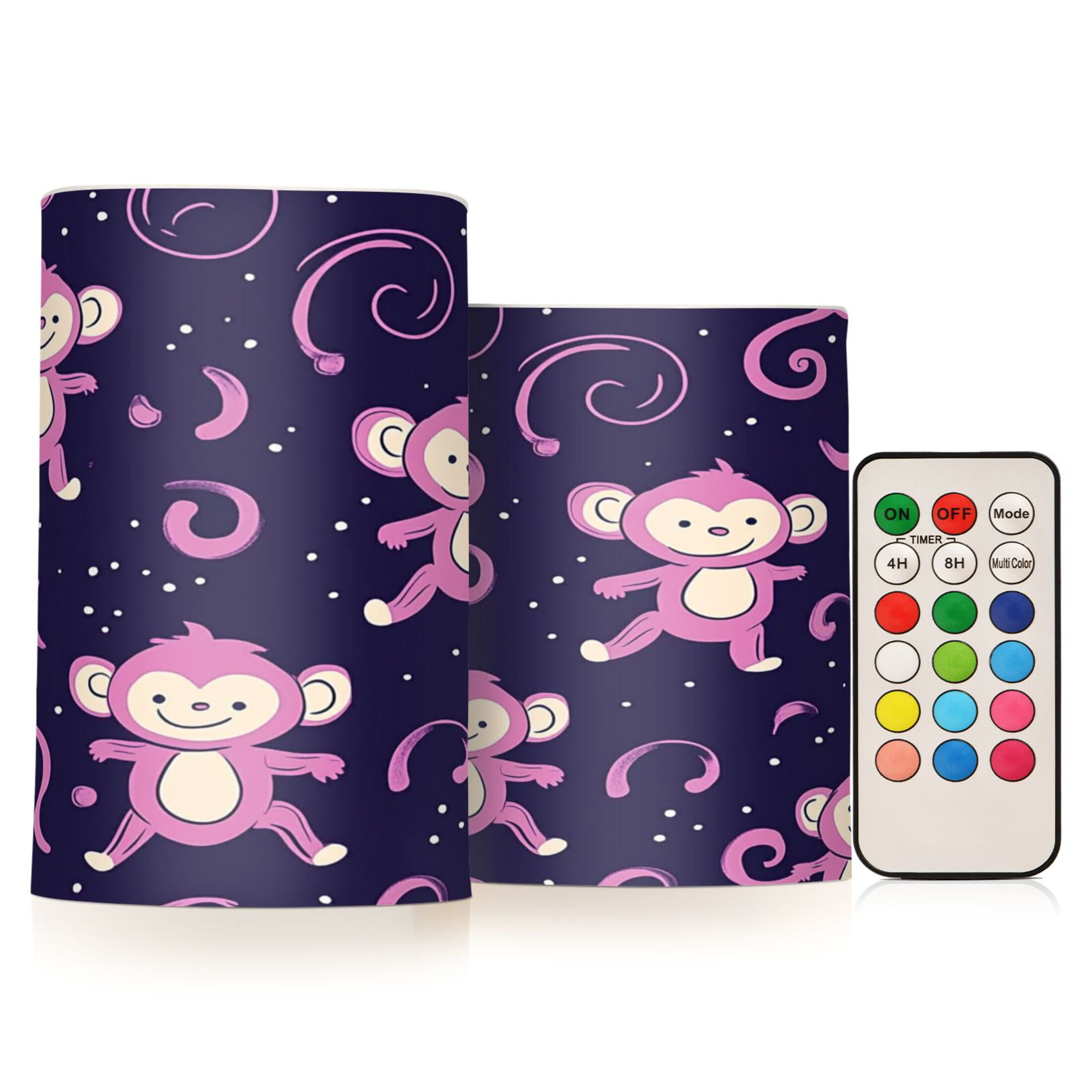 Flameless Candles Lights, Pack of two LED Lights, Dimmable LED Pillar ...