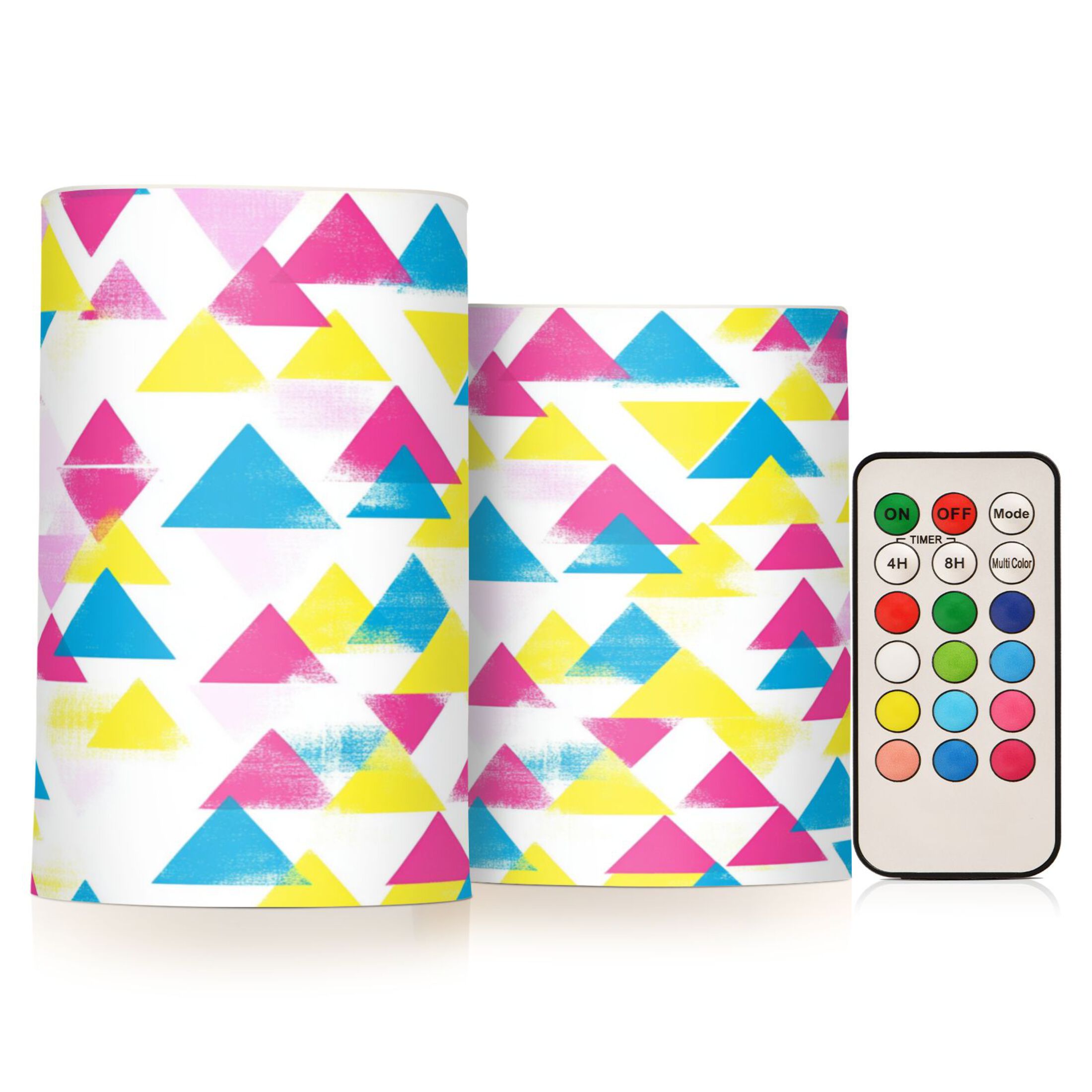 Flameless Candles Lights, Pack of two LED Lights, Dimmable LED Pillar ...