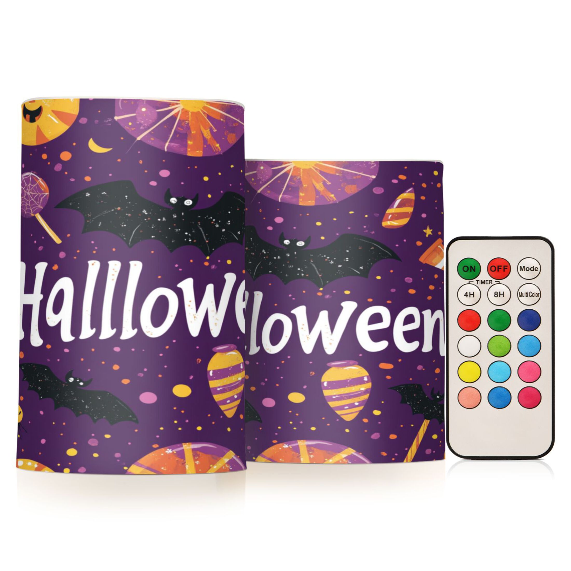 Flameless Candles Lights, Pack of two LED Lights, Dimmable LED Pillar ...