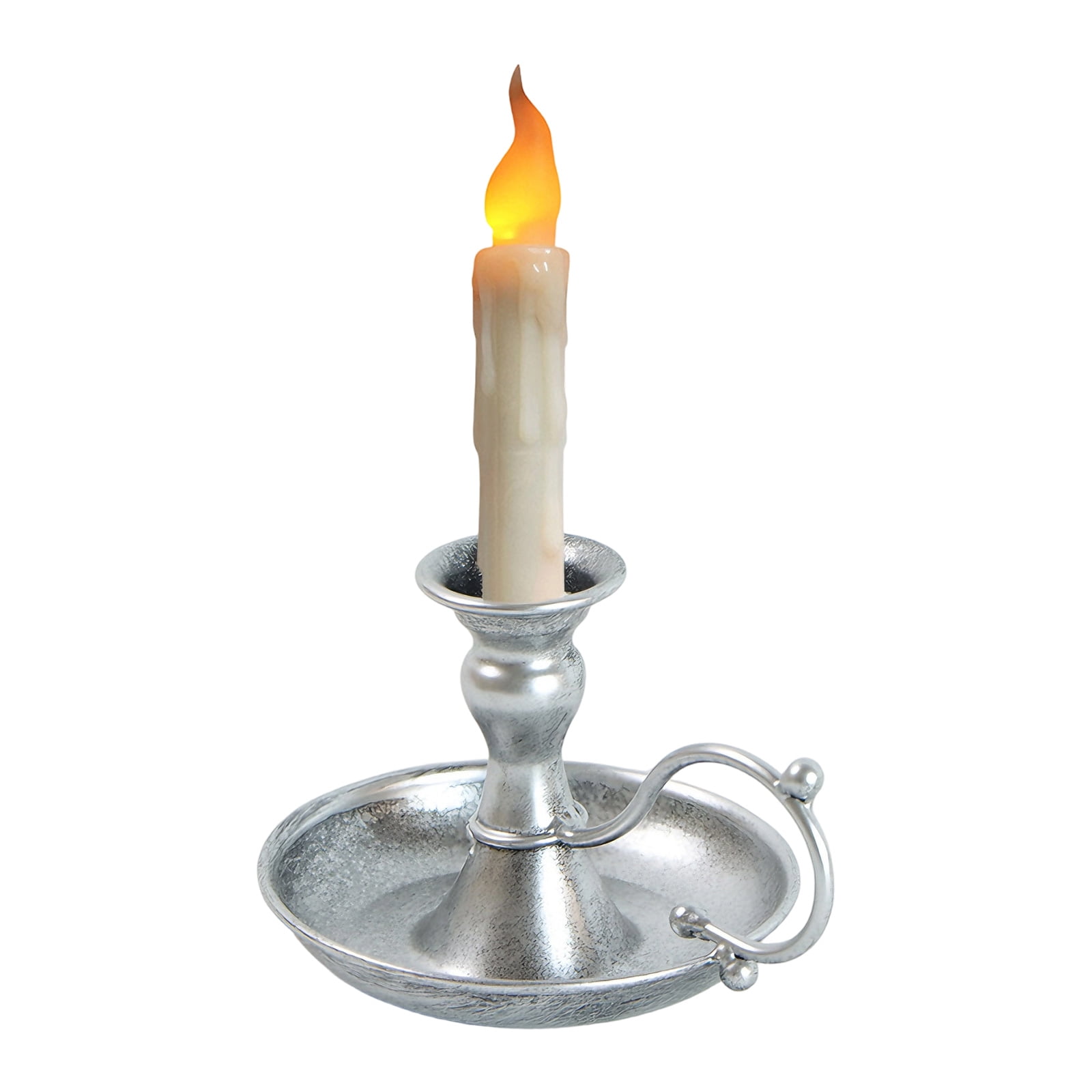 Flameless Electronic LED Taper with Holders Operated Fake Candlestick ...